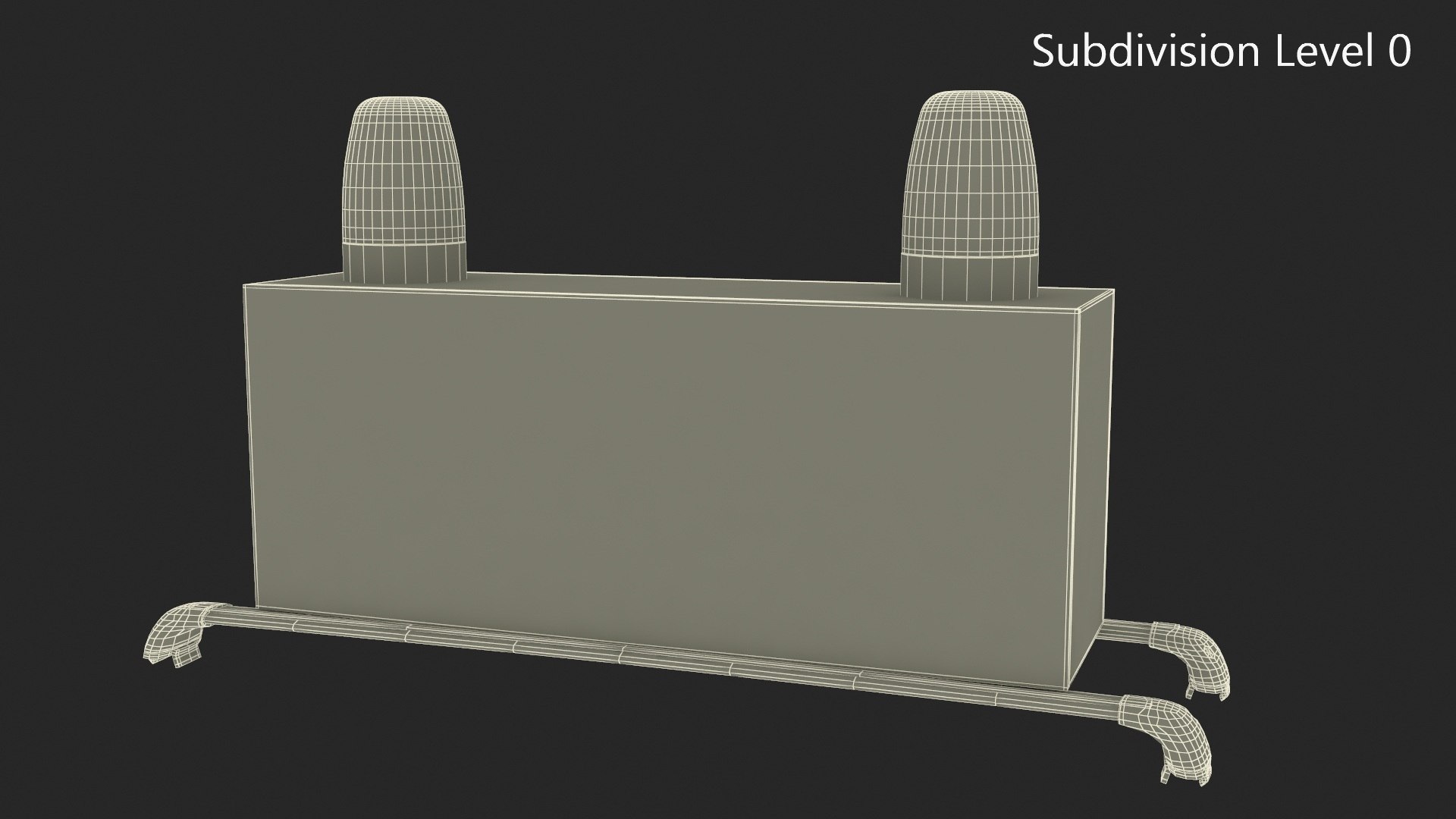 Airport Follow Me Sign With Warning Lights 3D - TurboSquid 2323091