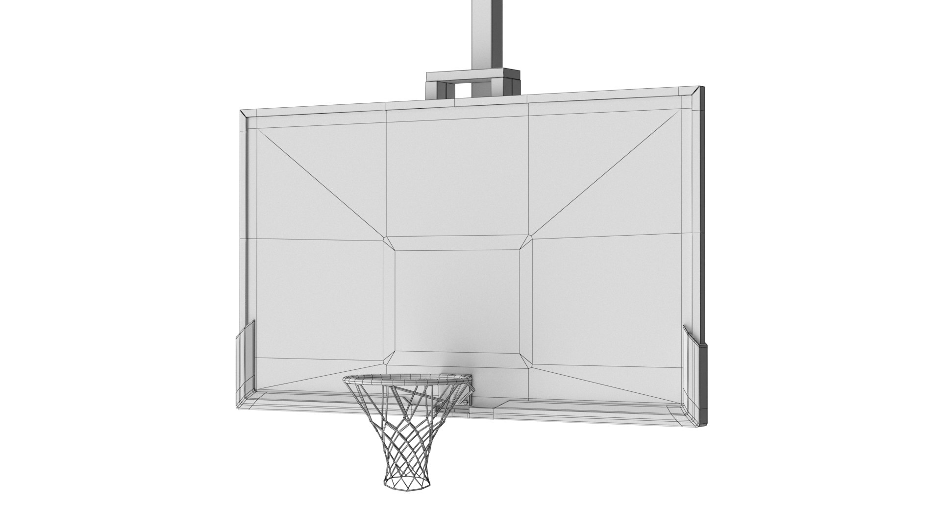 Realistic Basketball Hoops Ceiling 3D Model - TurboSquid 1446131