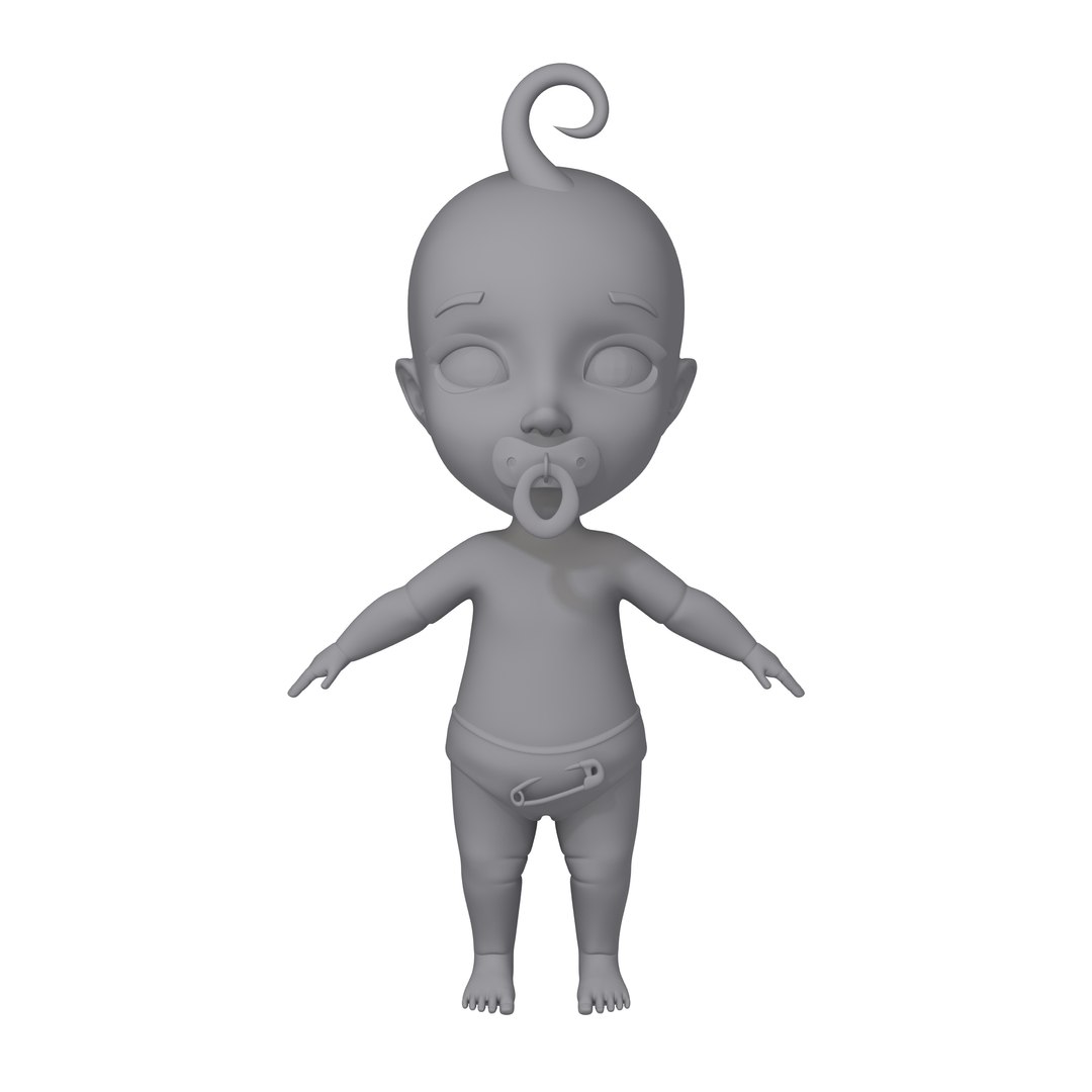 Baby Cartoon 3D - TurboSquid 1526974