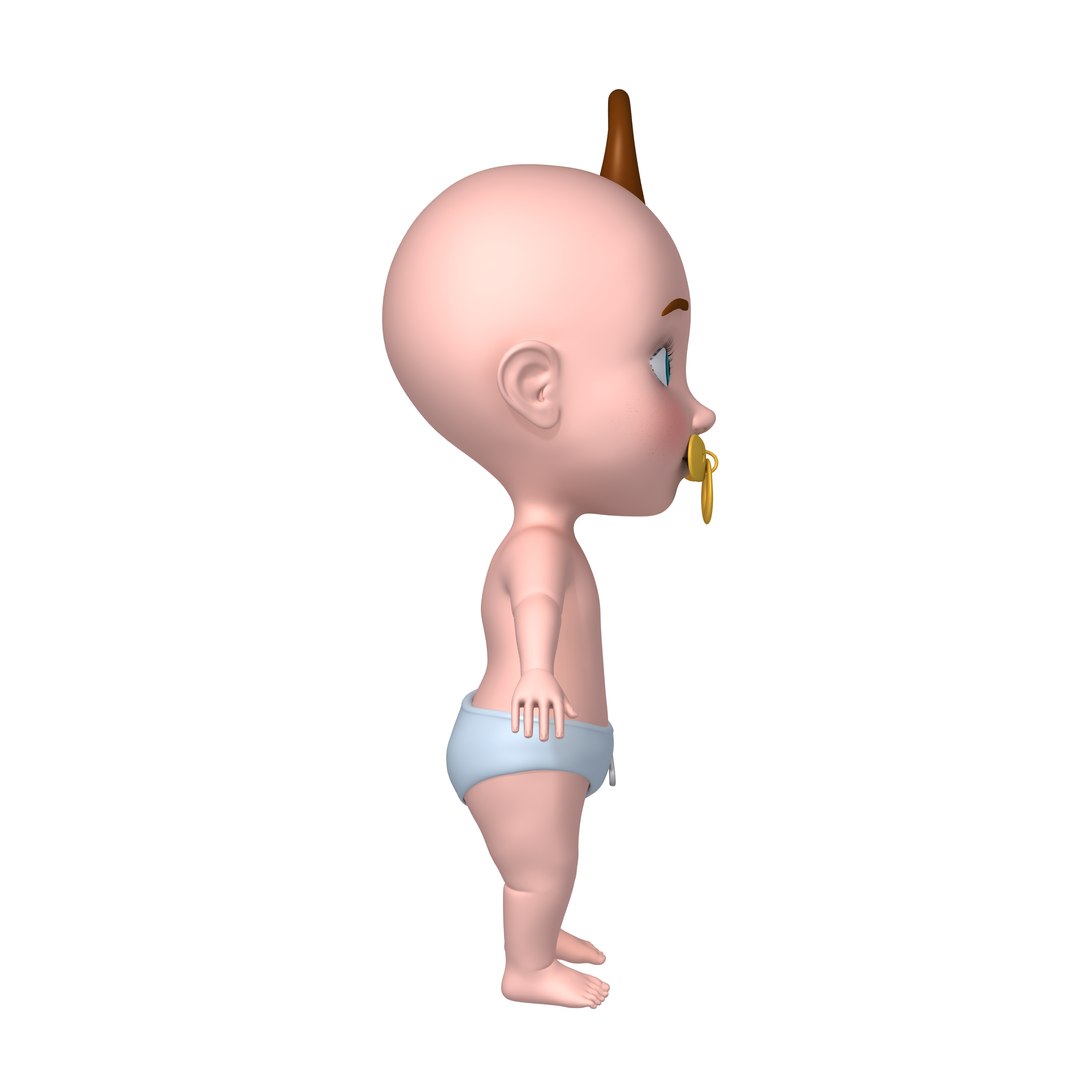 Baby Cartoon 3D - TurboSquid 1526974