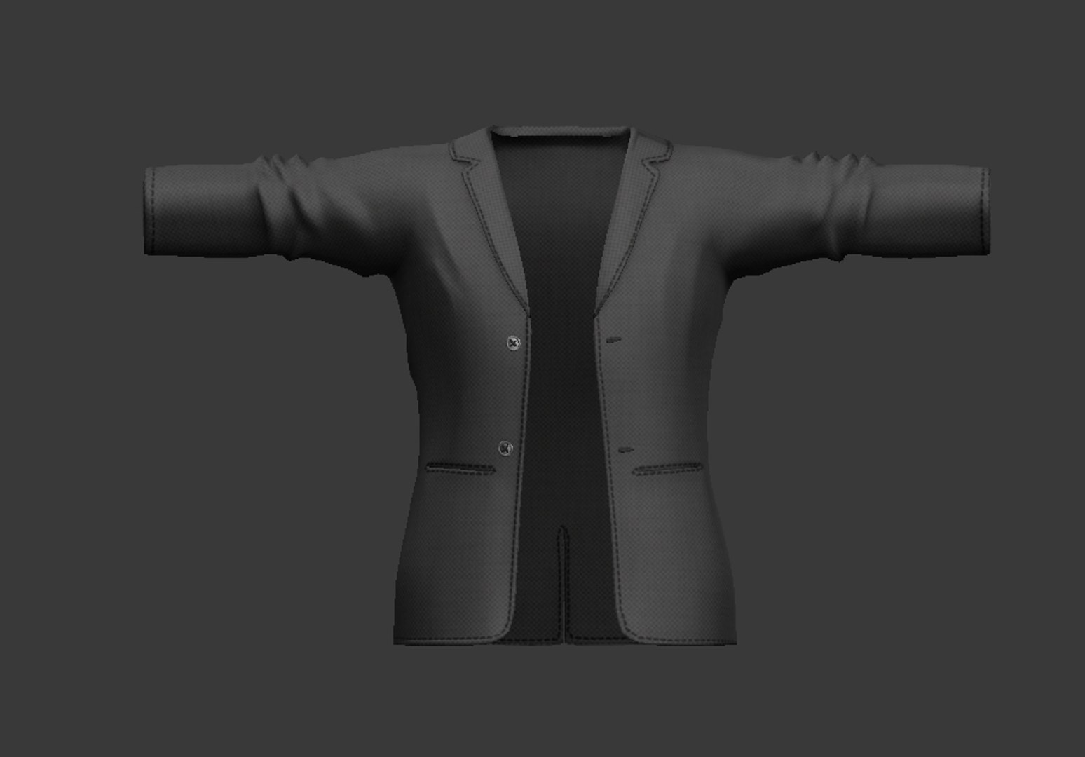 Male Jacket 3d 3ds
