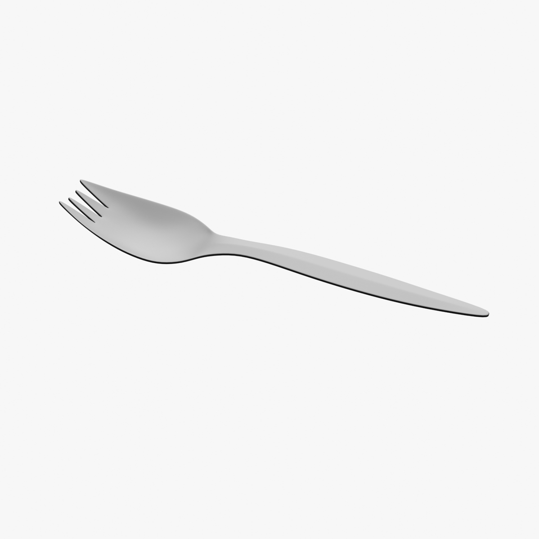 Spork Spoon Fork 3d Max