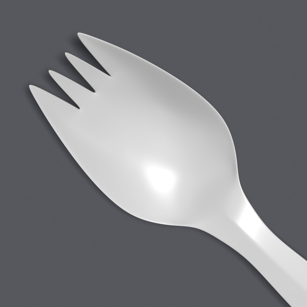 Spork Spoon Fork 3d Max