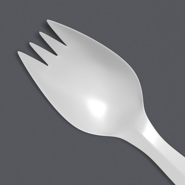 spork spoon fork 3d max