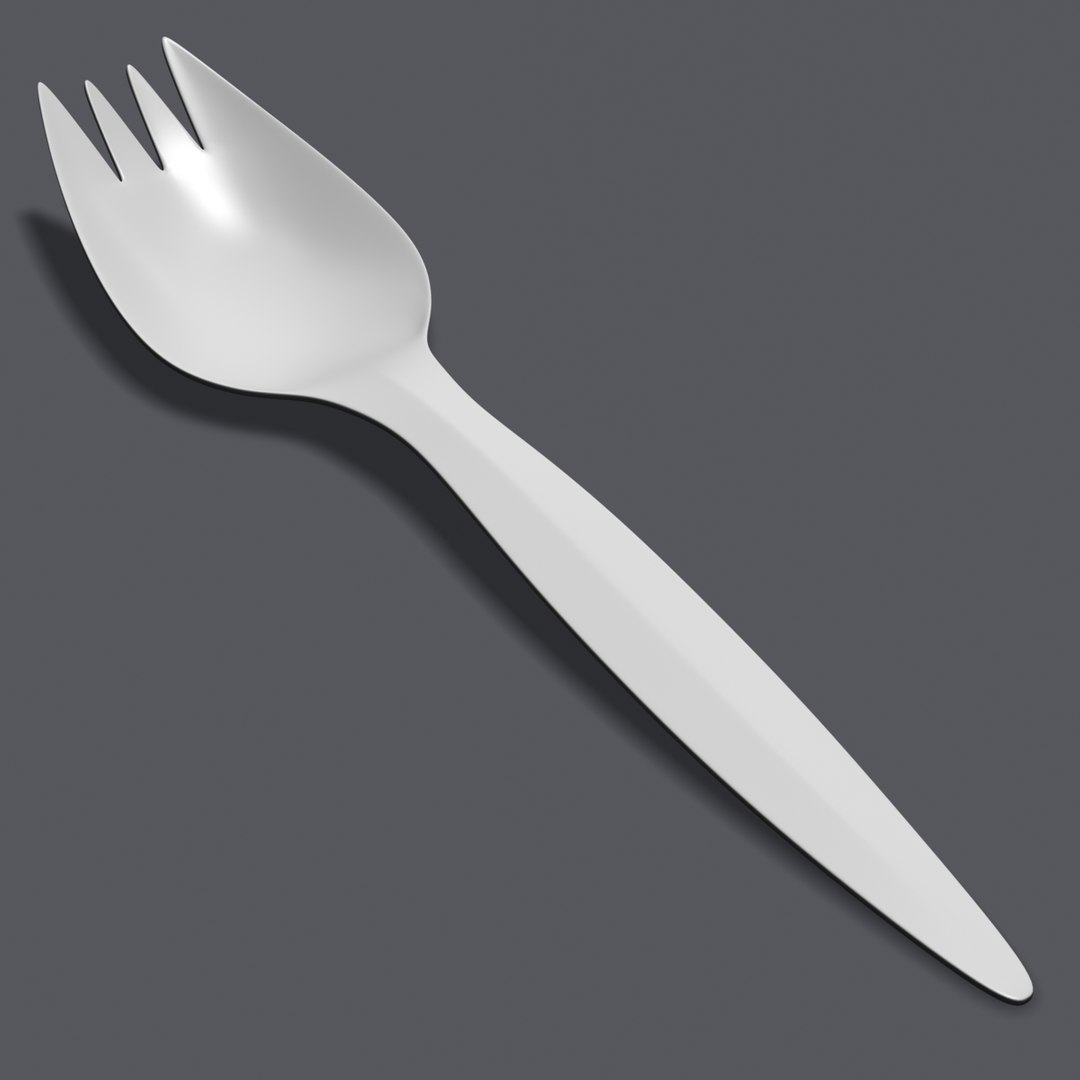Spork Spoon Fork 3d Max