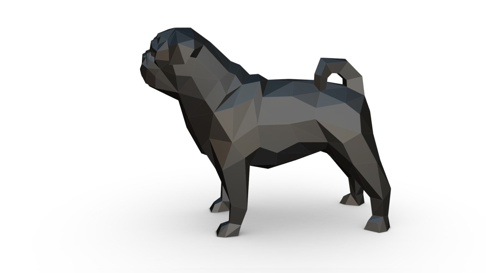 3D Pug - TurboSquid 1846796
