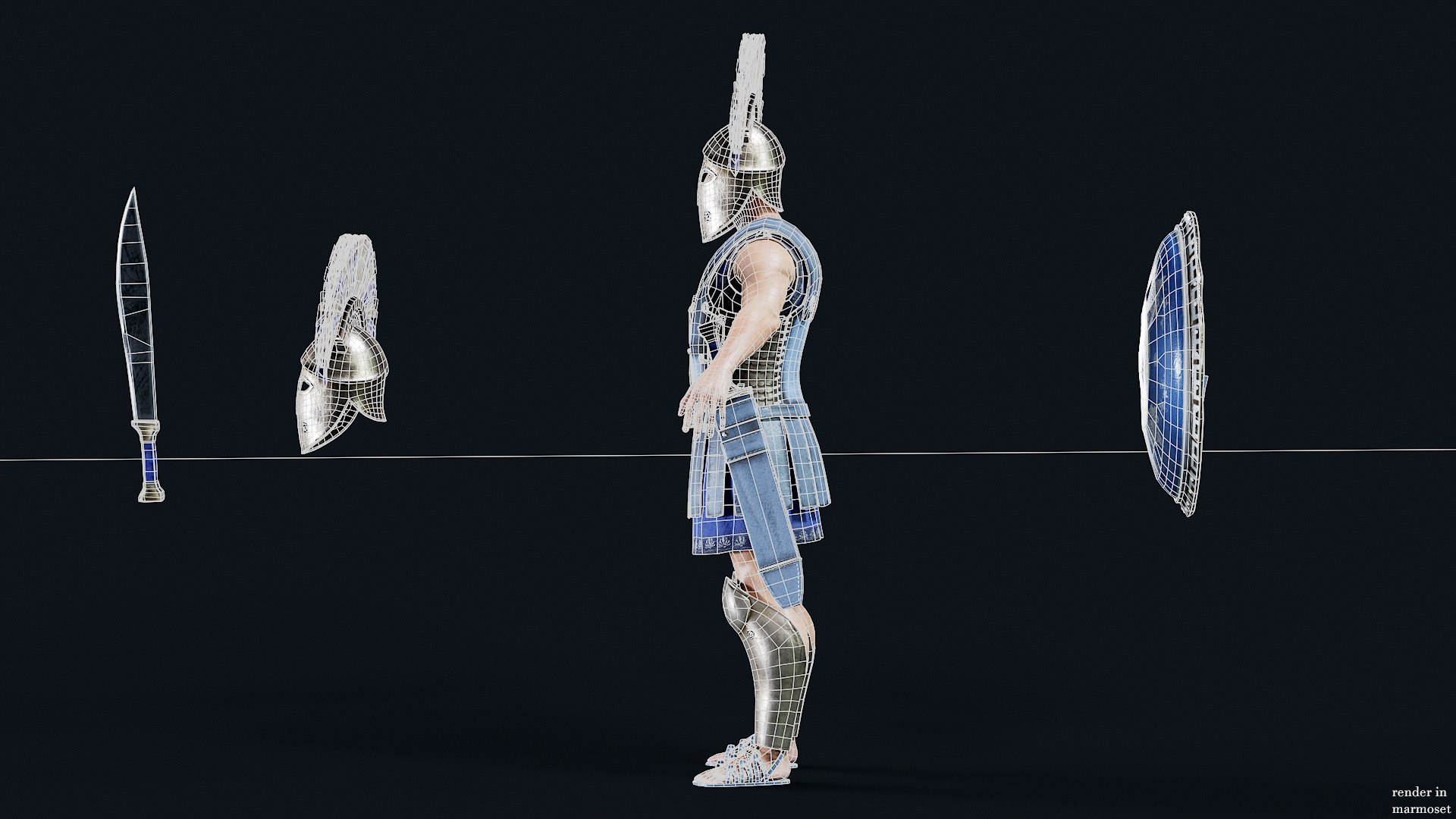 3D ATHENIAN COMANDER D Model - TurboSquid 2361058