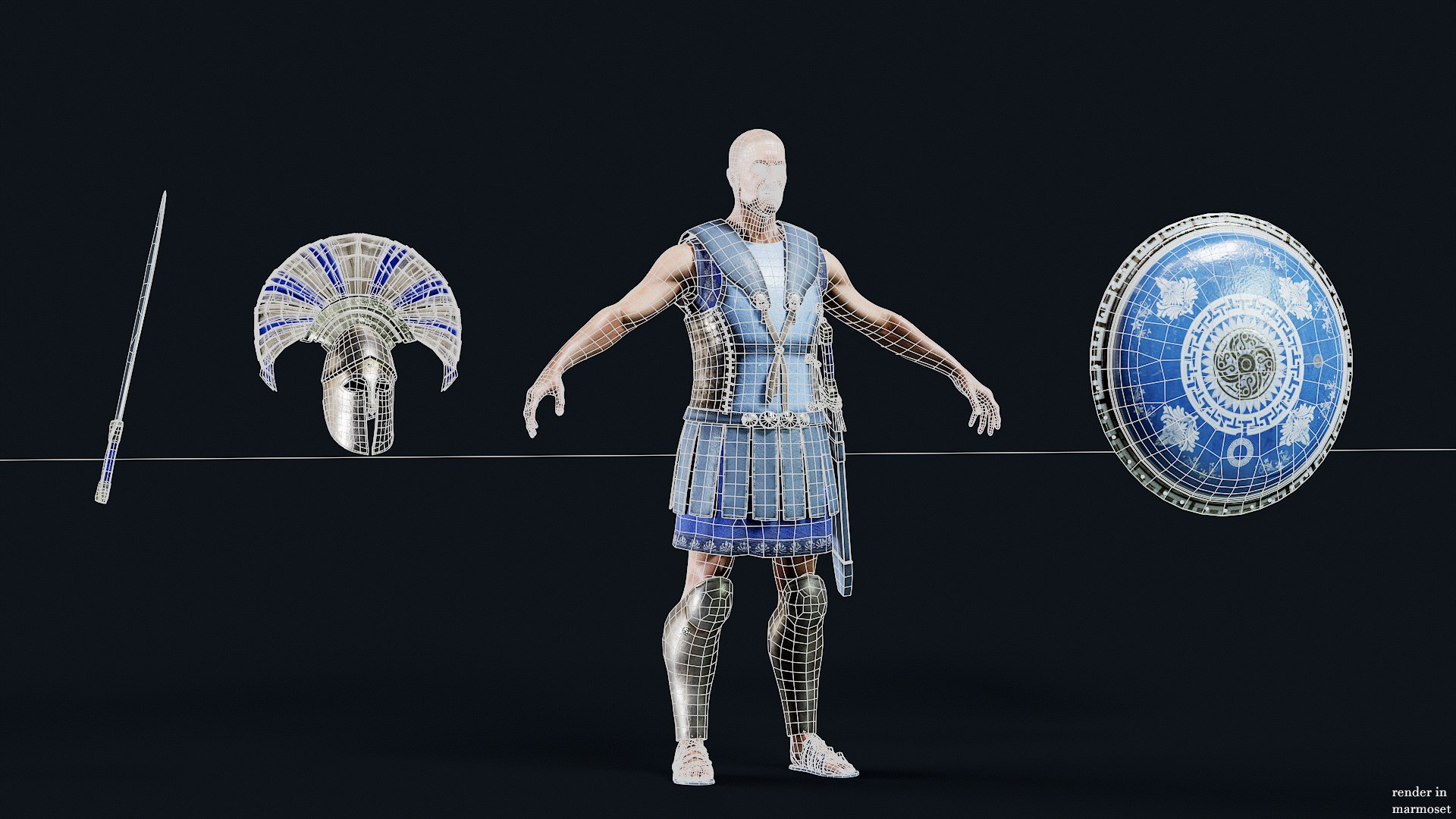 3D ATHENIAN COMANDER D Model - TurboSquid 2361058