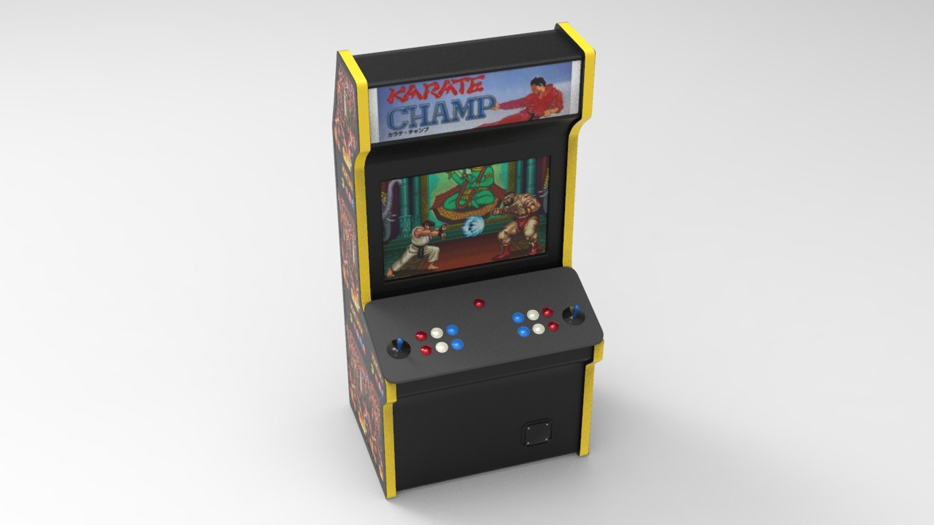Arcade Cabinet 3D Model - TurboSquid 1649713