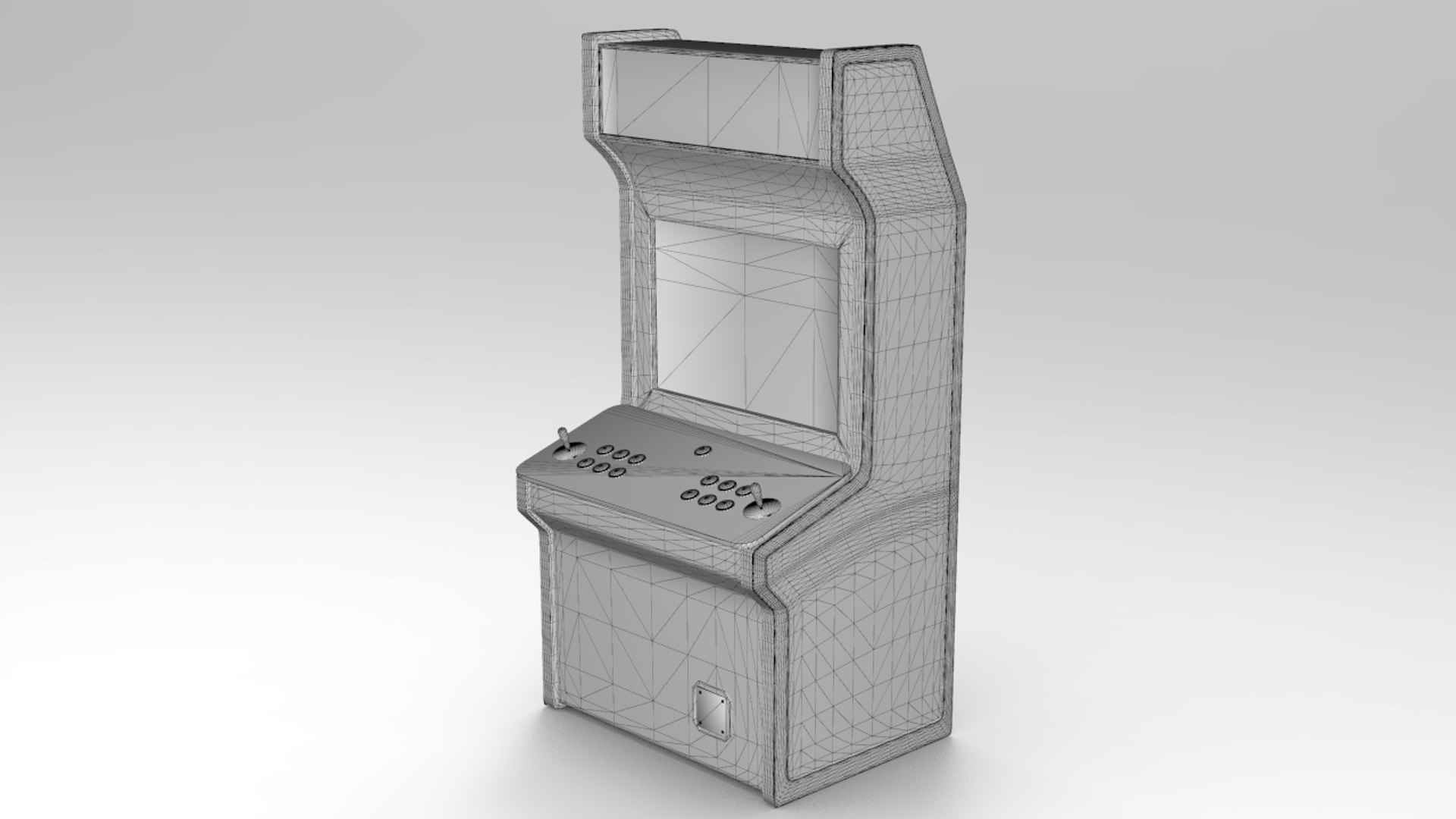 Arcade Cabinet 3D Model - TurboSquid 1649713
