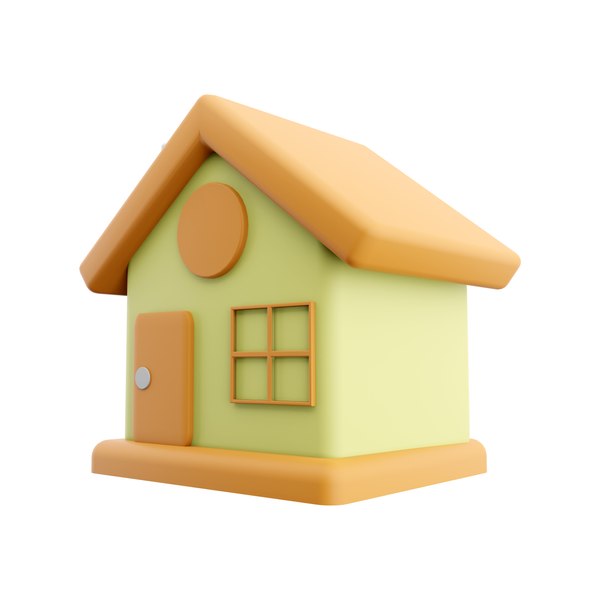 3d Minimal house symbol 3D - TurboSquid 2045260