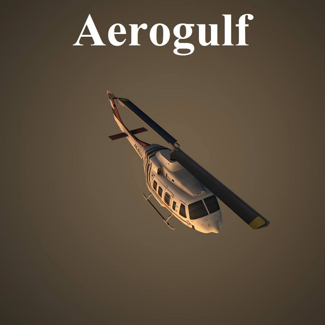 Bell B-214 Low-poly 3d Model