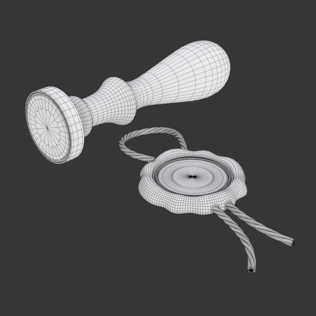 3D Model Seal Stamp - TurboSquid 1395428