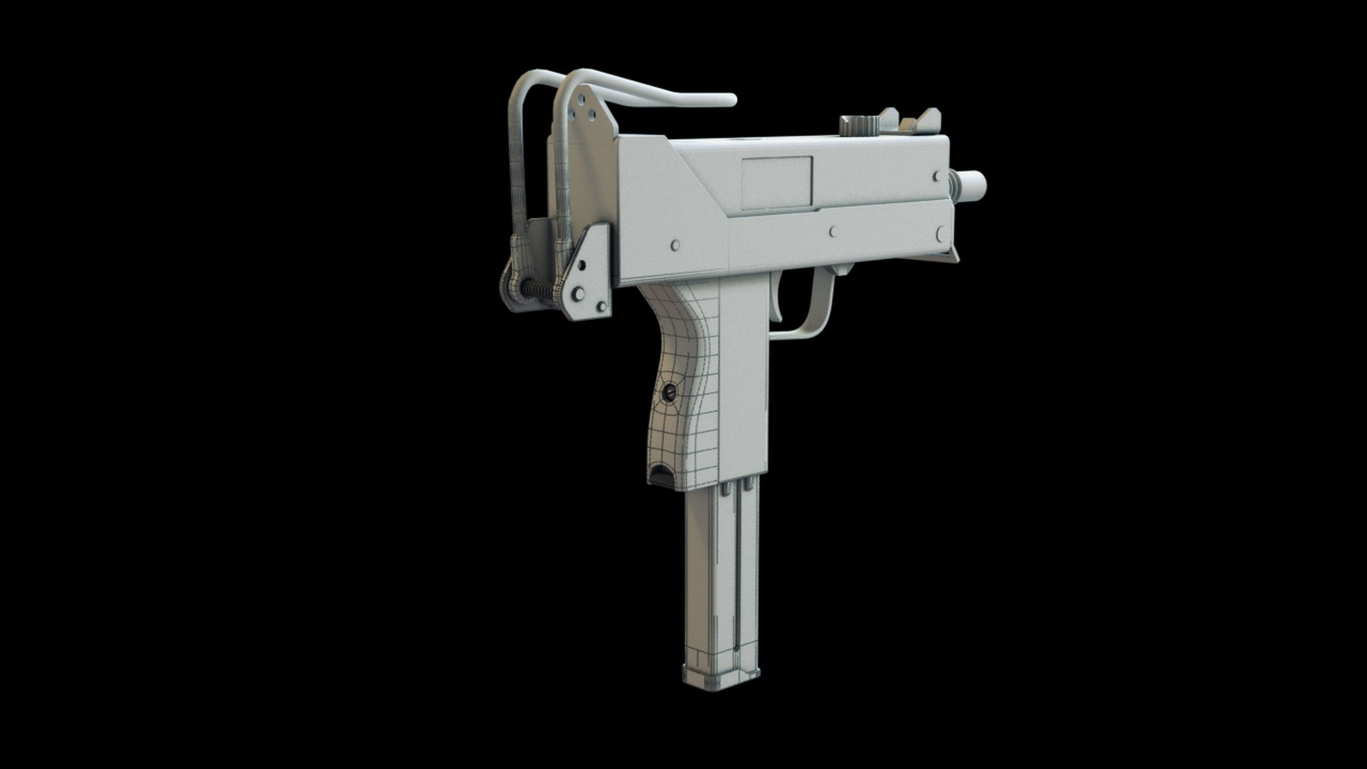 3d Uzi Submachine Gun Model