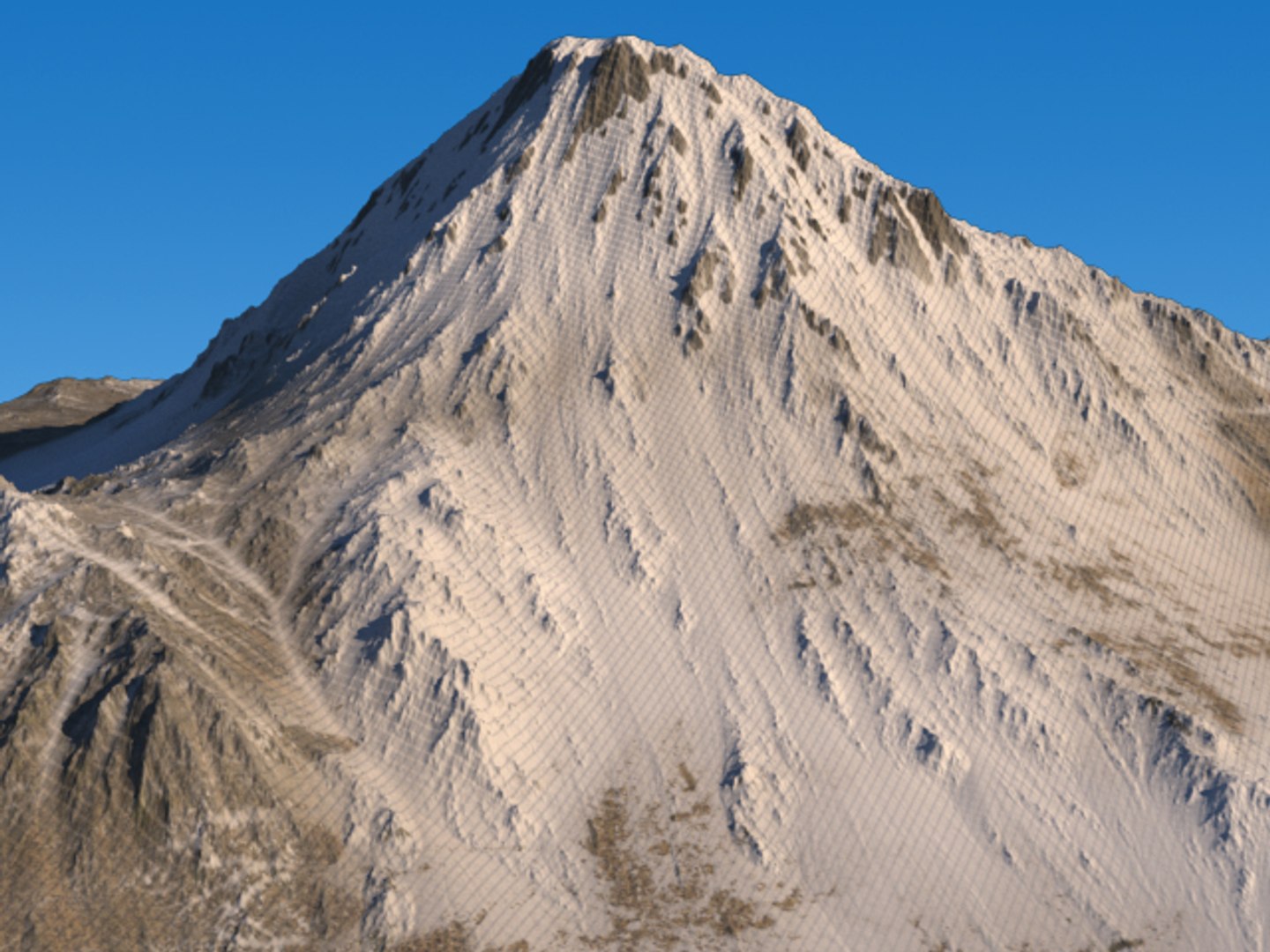 Free 3D Model Snowy Mountain Displacement - TurboSquid 1169275