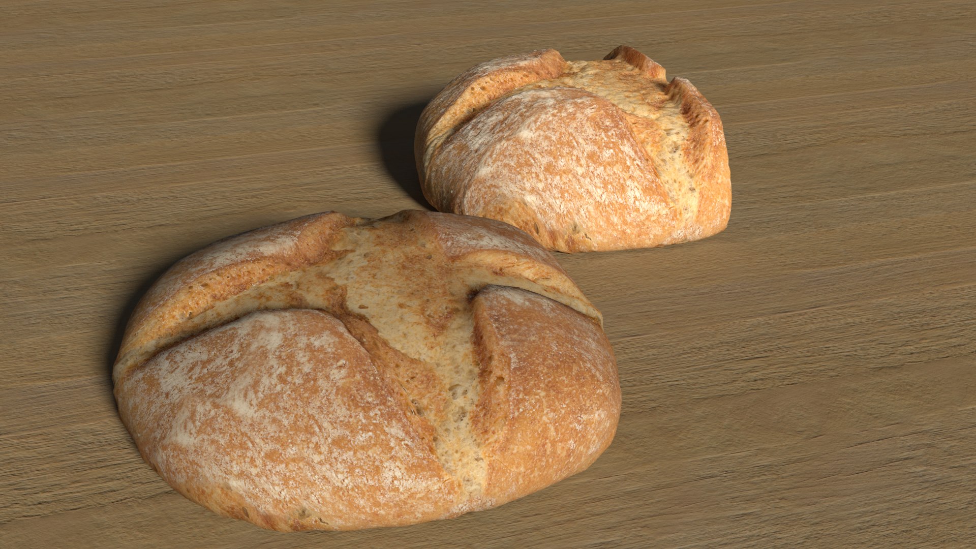 3D Photorealistic Bread Model - TurboSquid 1243677