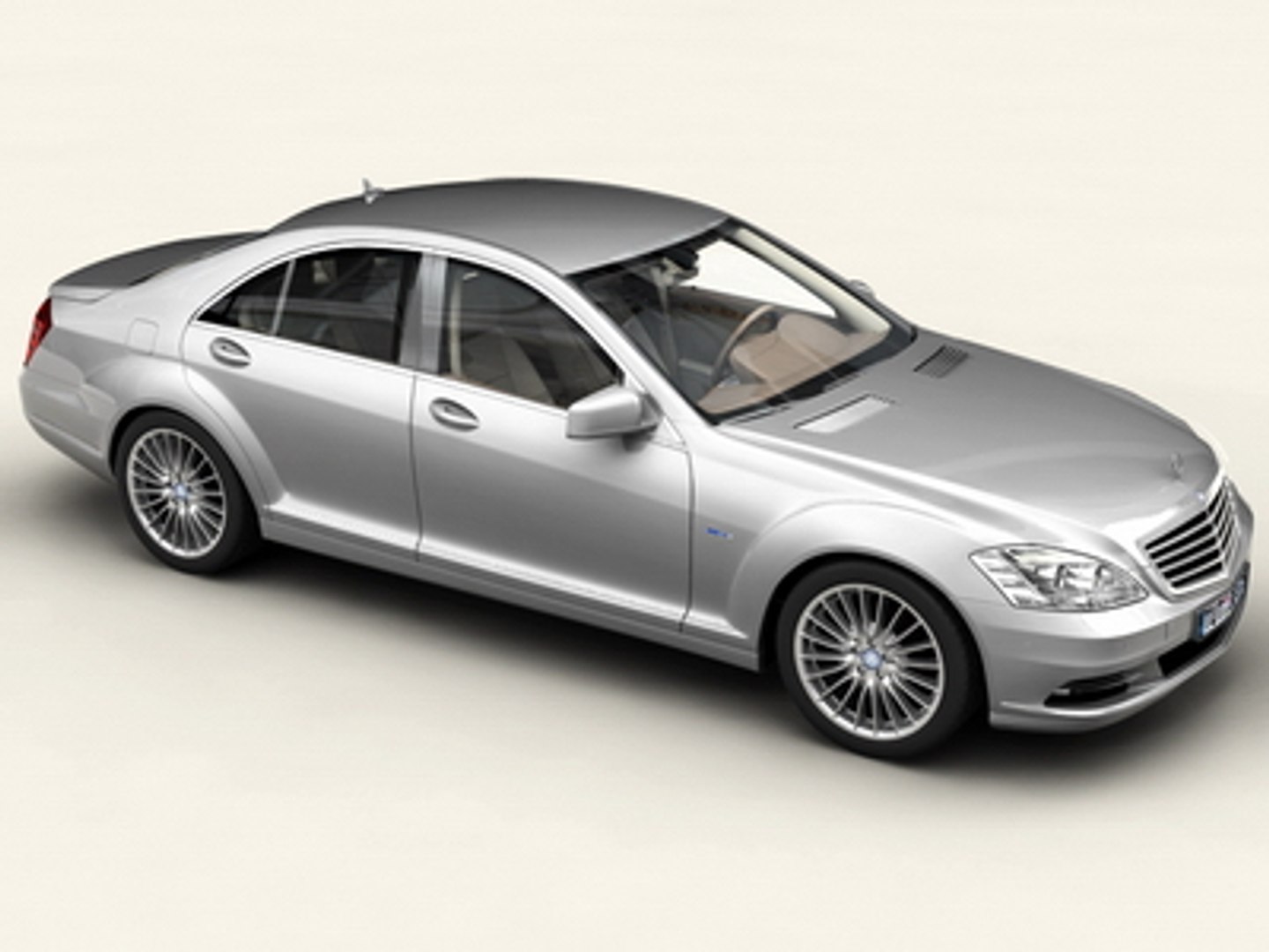 mercedes s class 2010 3d model