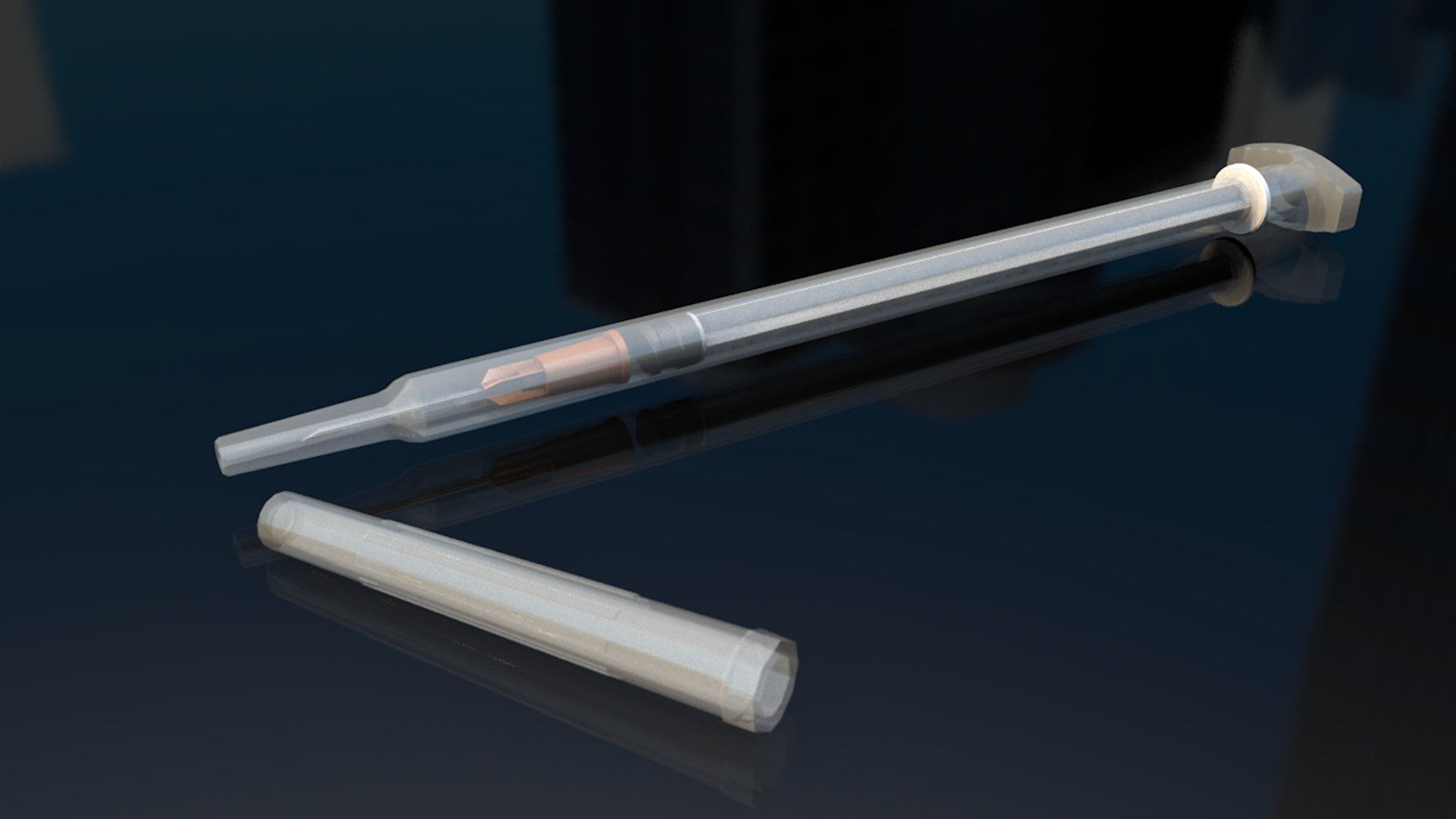 3D syringe medicine model - TurboSquid 1476912