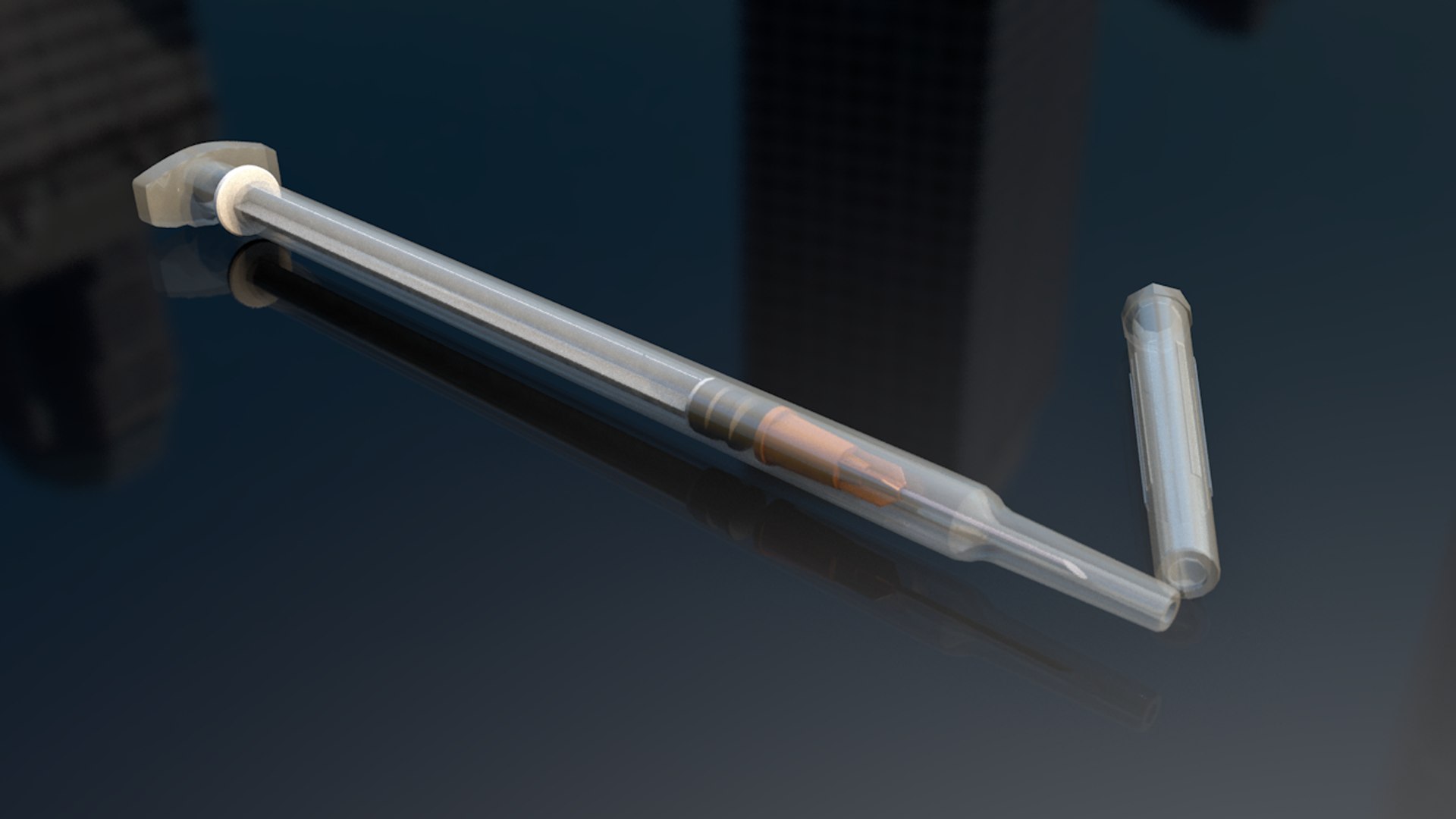 3D syringe medicine model - TurboSquid 1476912