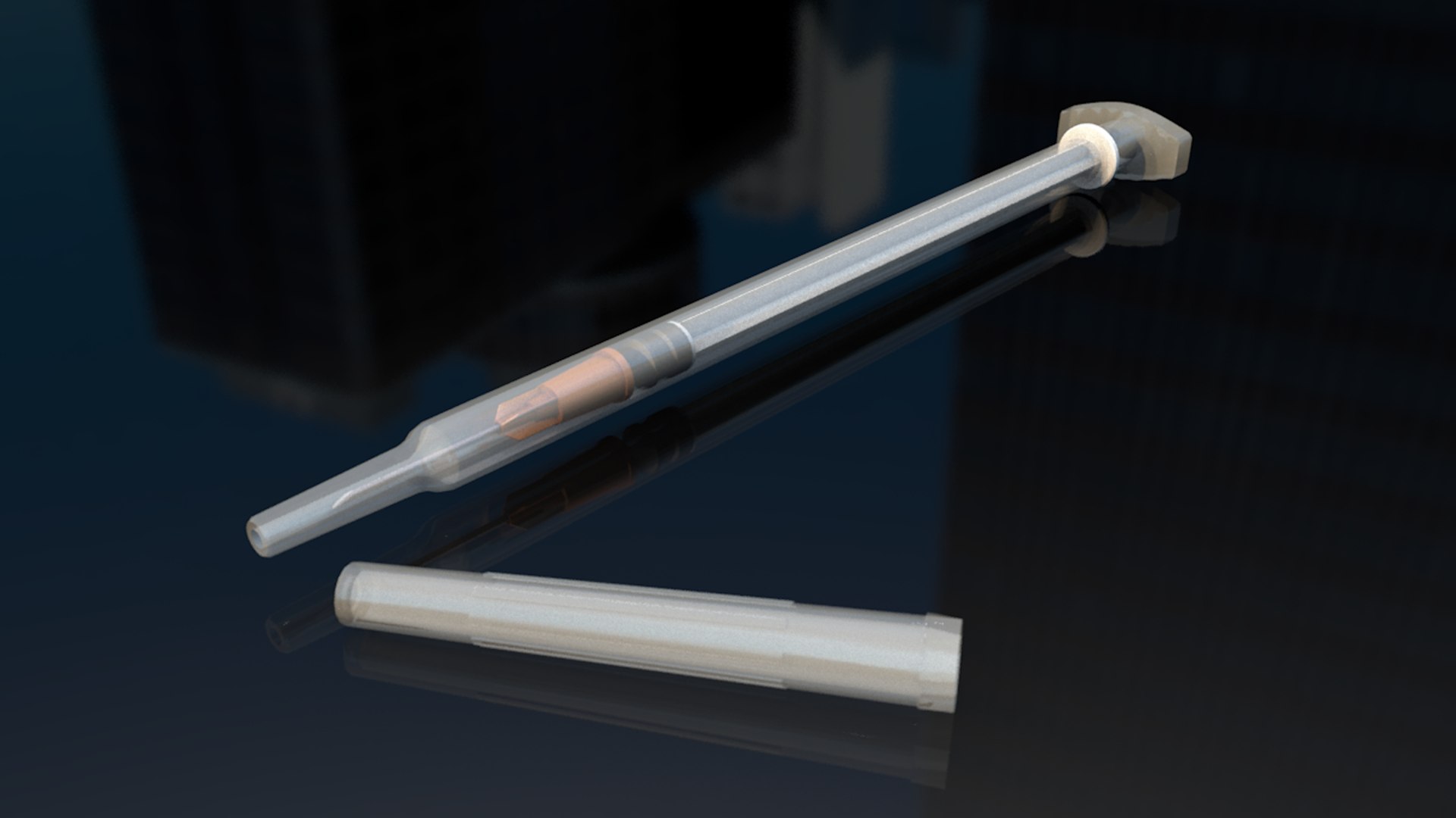 3D syringe medicine model - TurboSquid 1476912