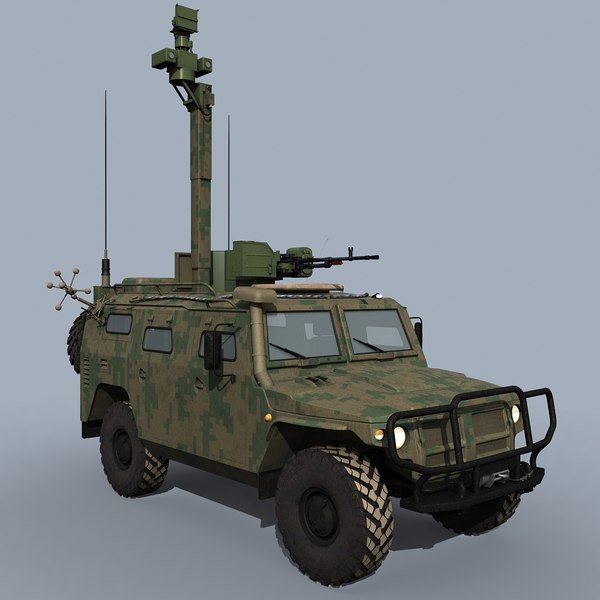 3d gaz-233014 sts tigr model