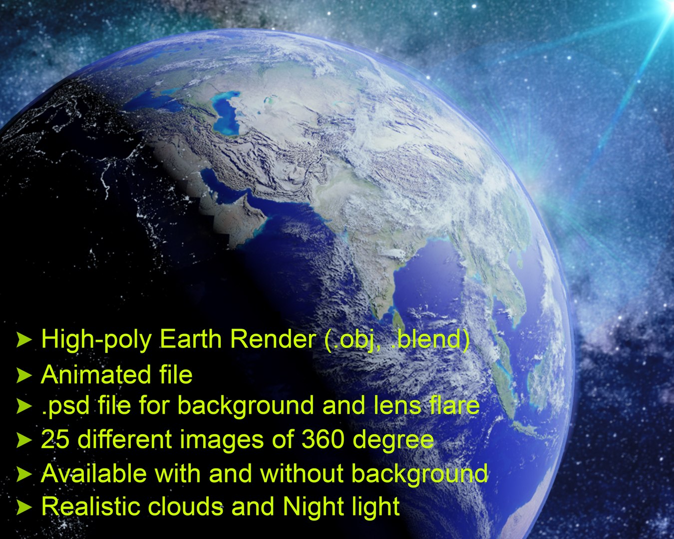 Realistic earth cloud atmosphere model - TurboSquid 1650303
