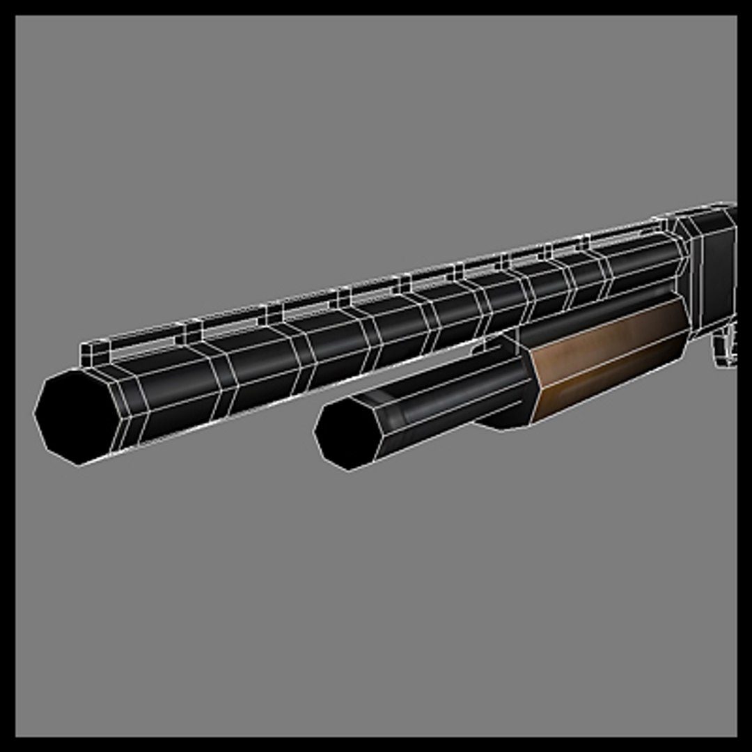 Remington 870 3d Model