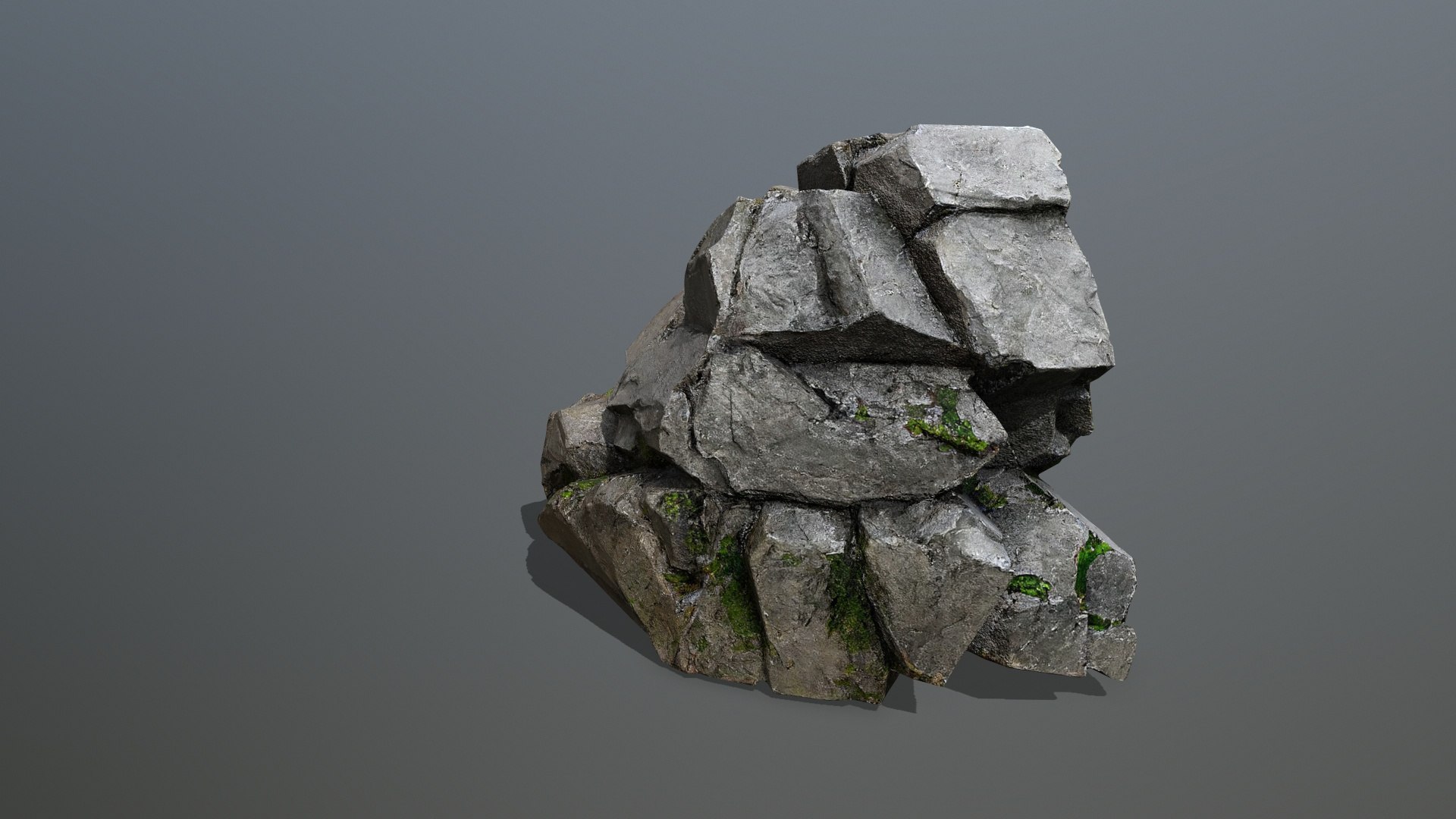 3D Cliff Rocks Model - TurboSquid 2268887