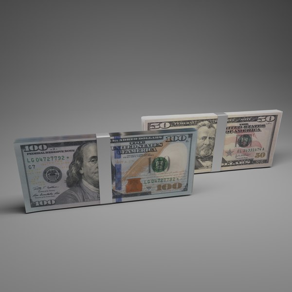 Dollar stack 3D model - TurboSquid 1862854