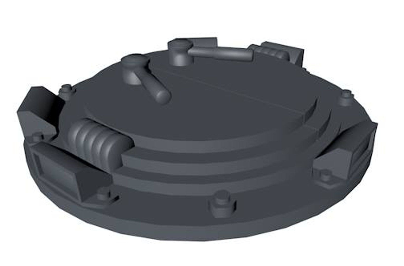 3d hatch door model