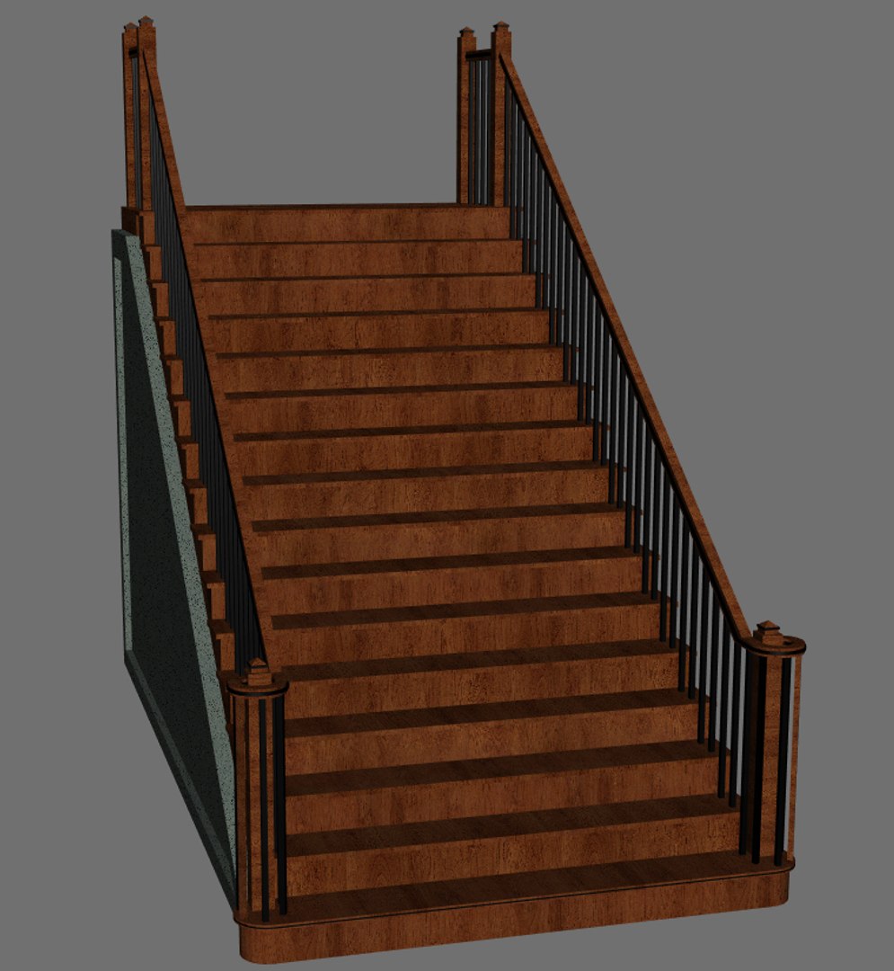 3D Stairs Model - TurboSquid 1194657