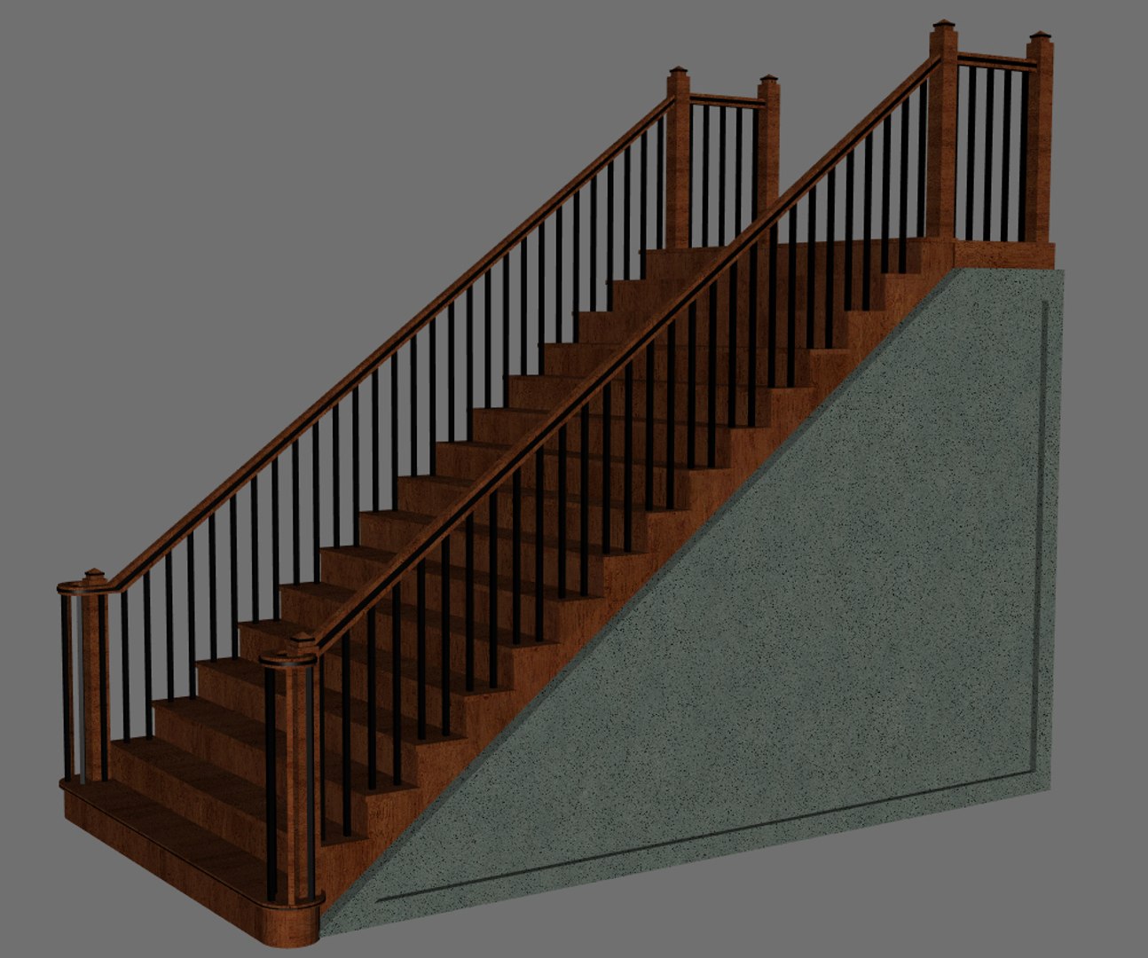 3D Stairs Model - TurboSquid 1194657