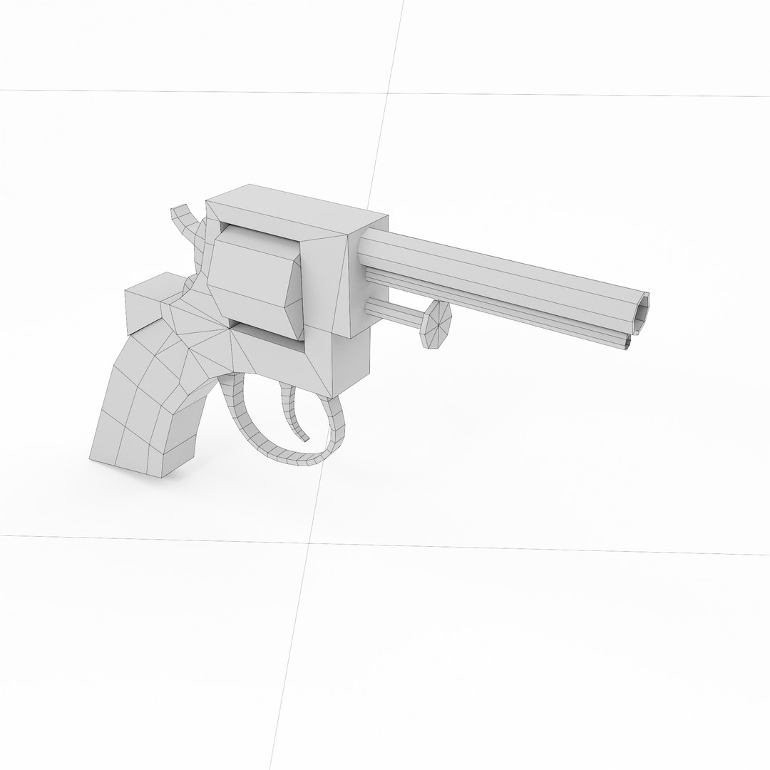 3D Frontier Bulldog Revolver Model - TurboSquid 1992402