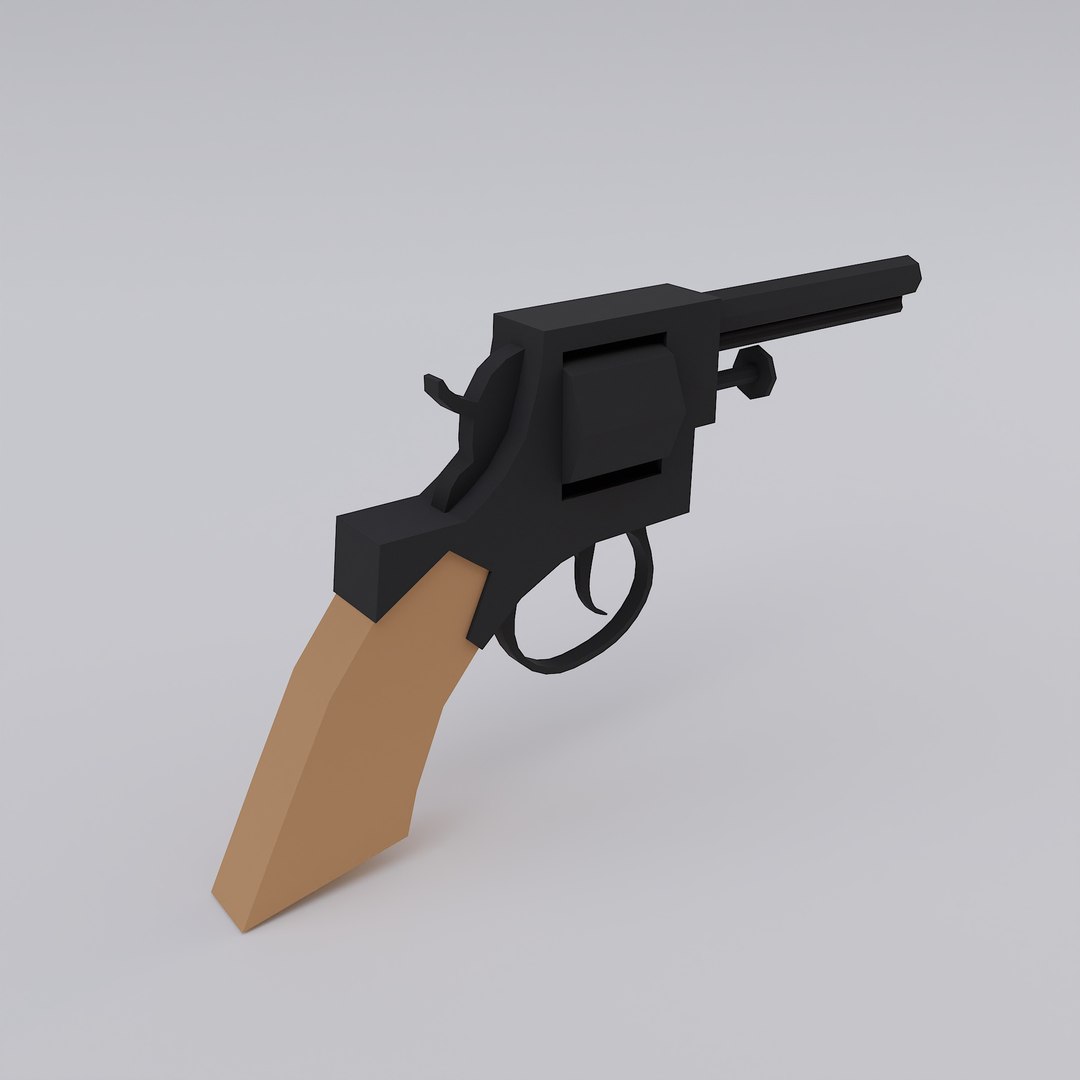3D Frontier Bulldog Revolver Model - TurboSquid 1992402
