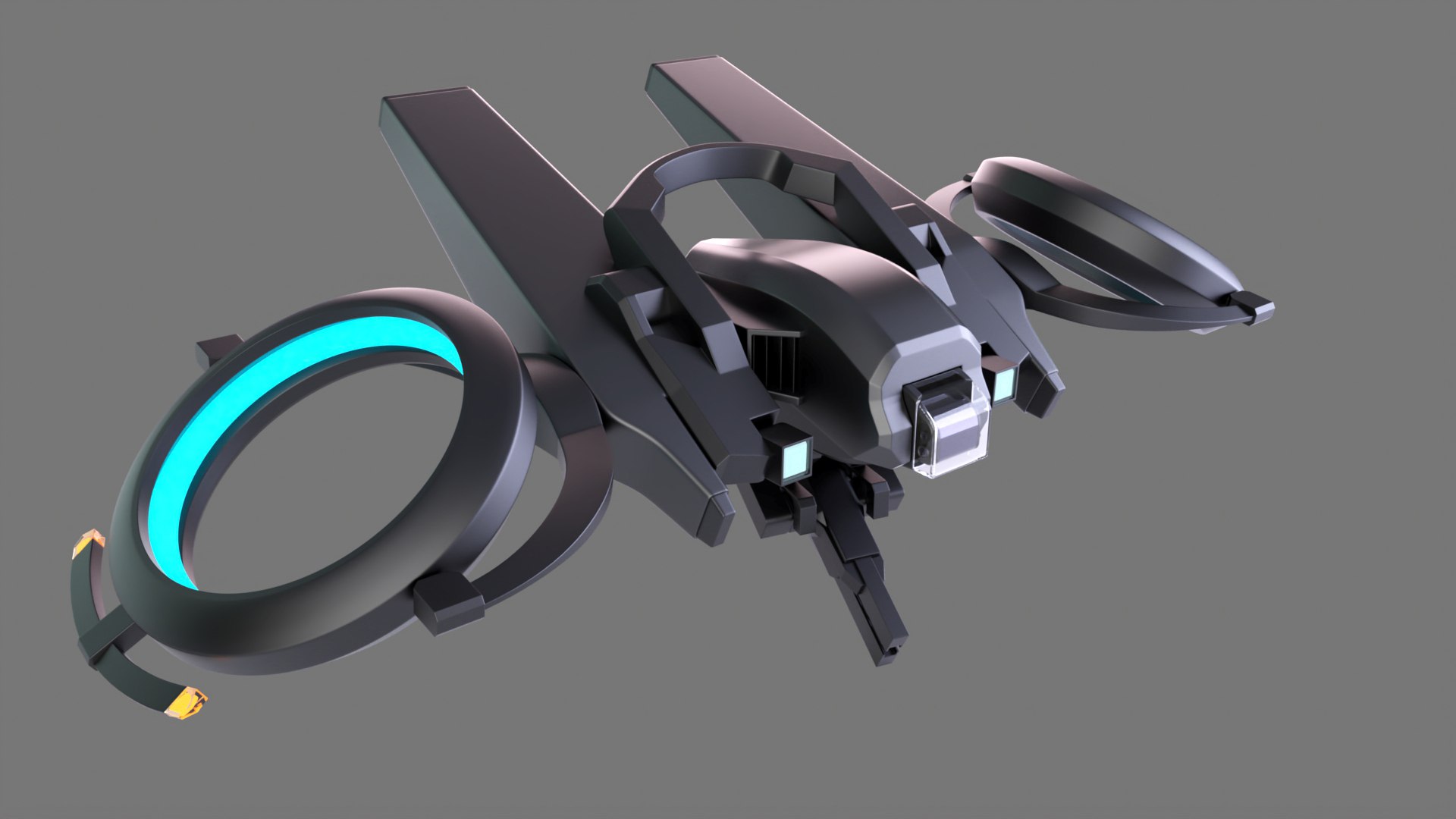 3D Model Falcon Drone - TurboSquid 1696566