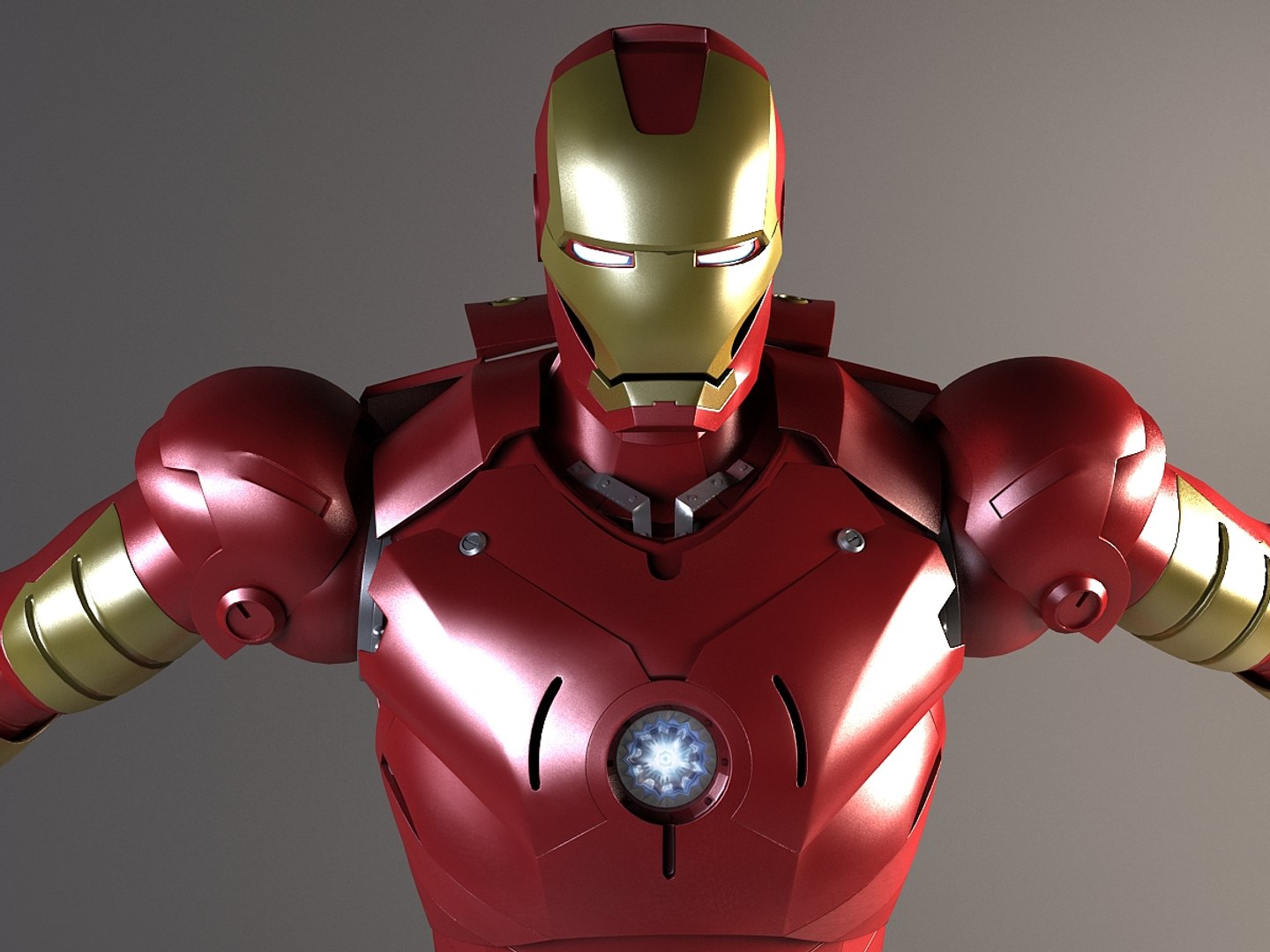 3d Iron Man Rigged