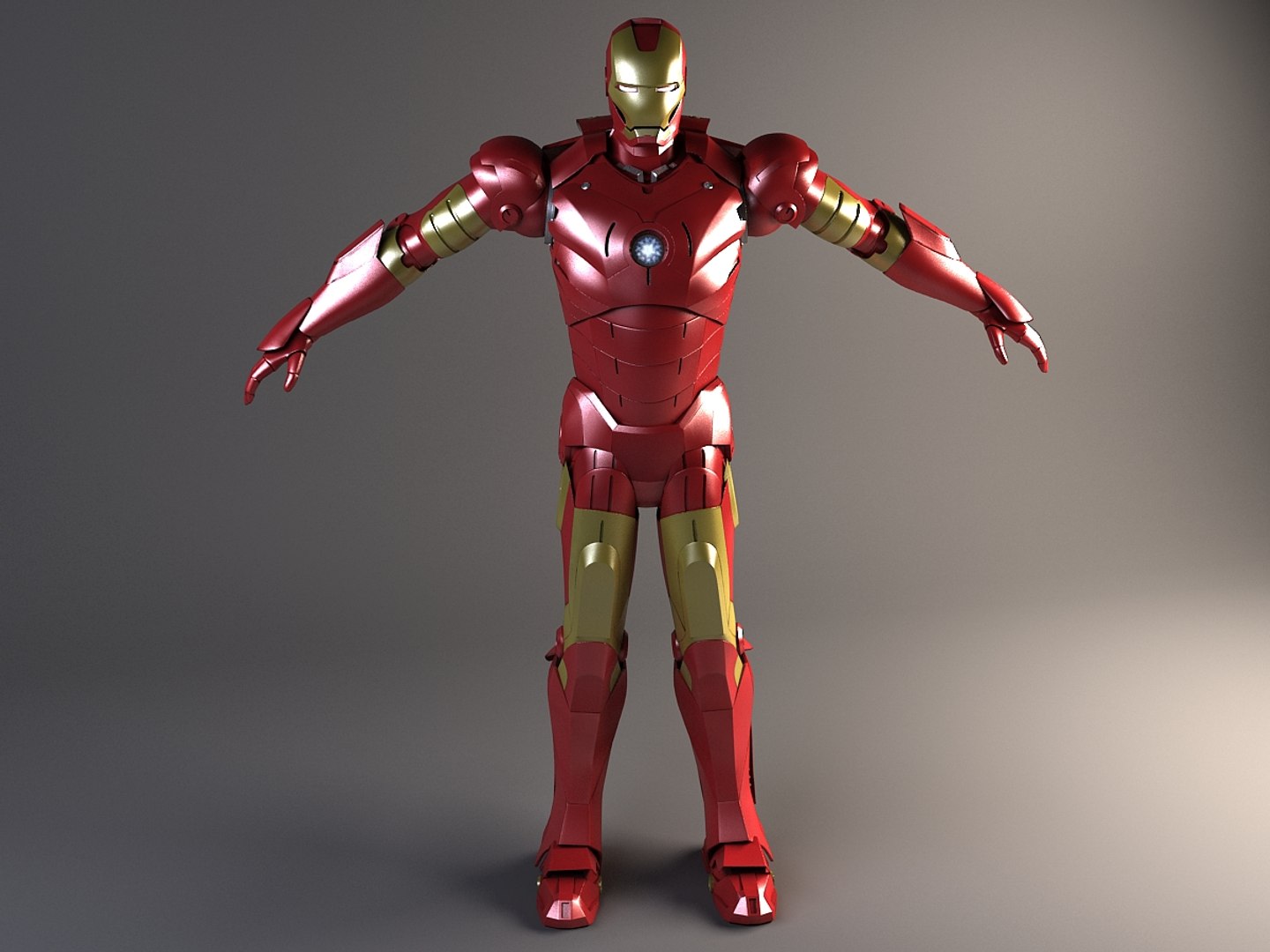 3d Iron Man Rigged