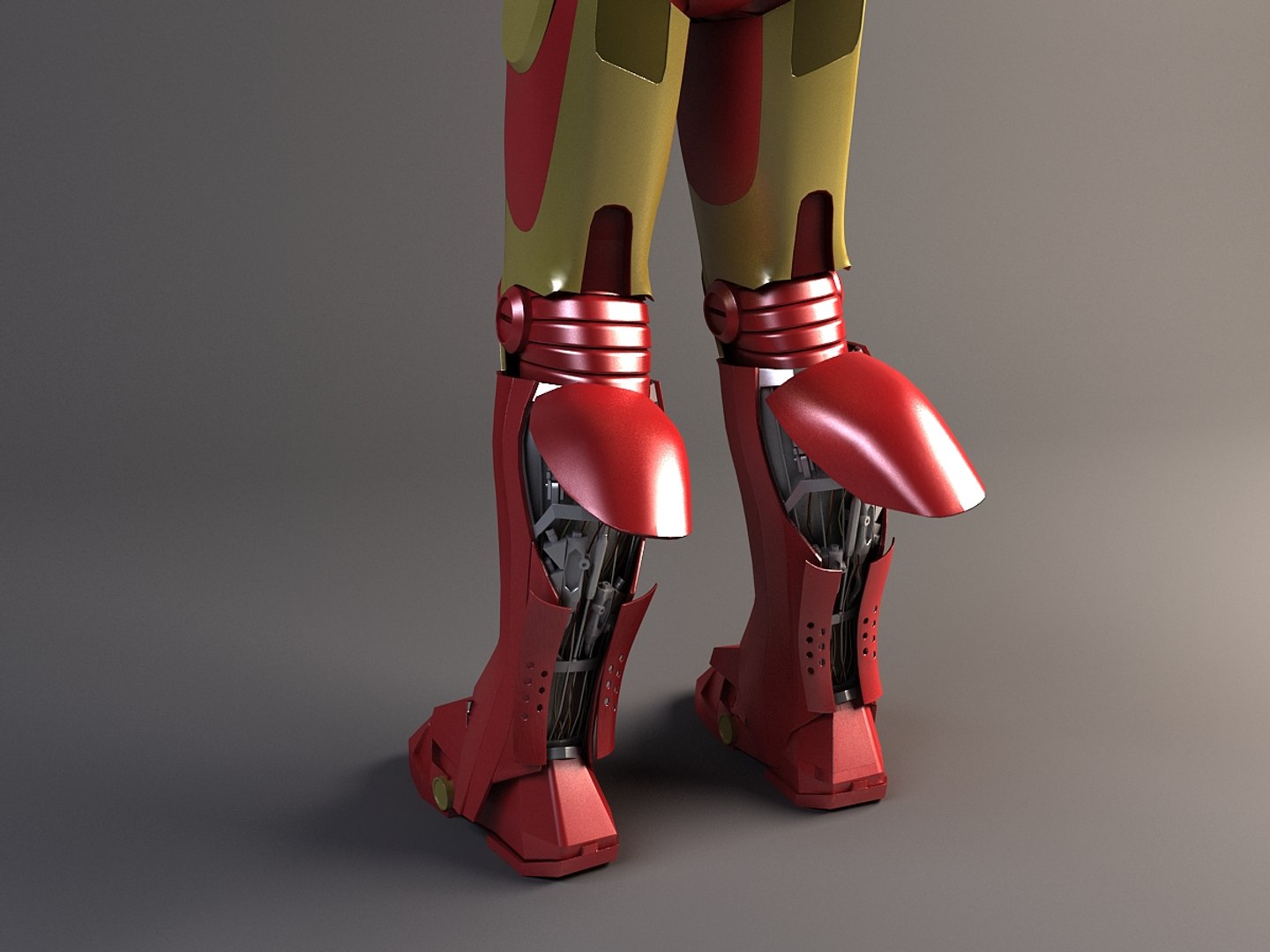 3d Iron Man Rigged