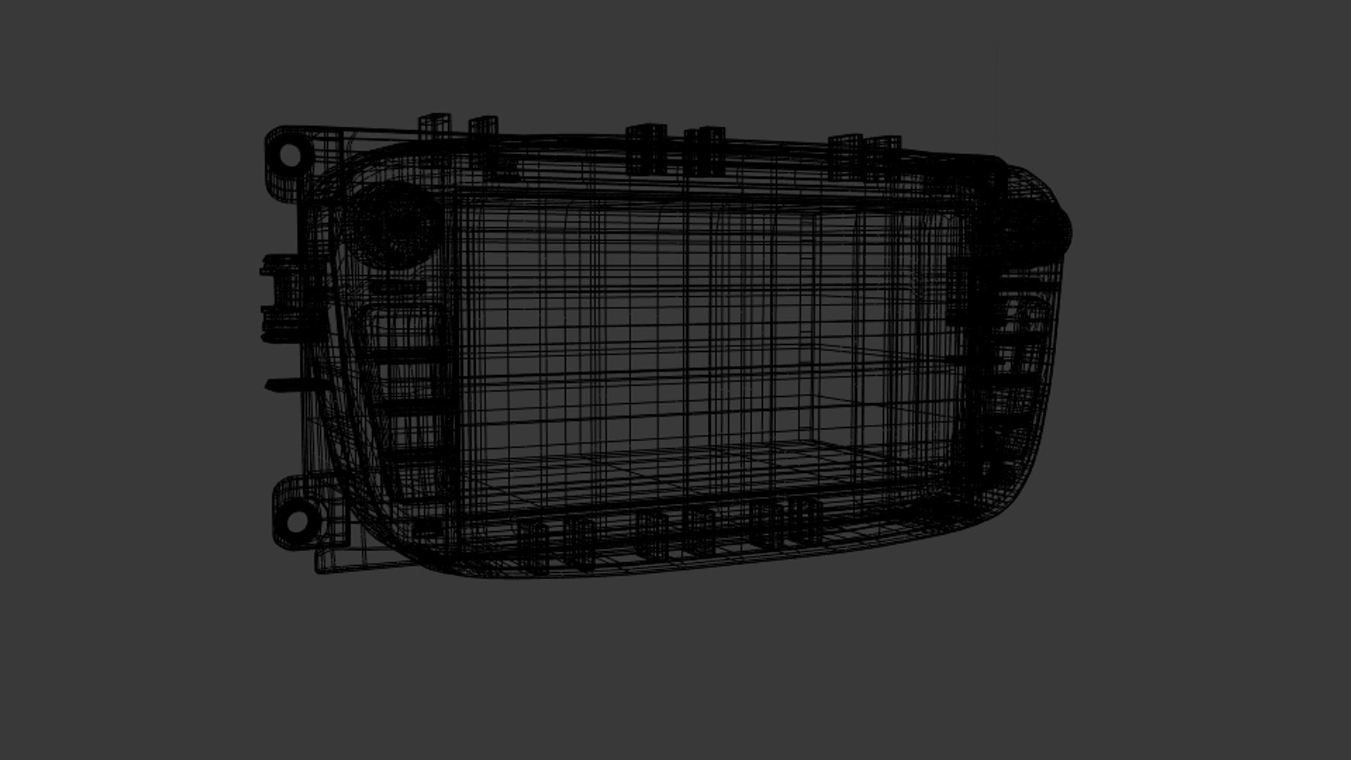 3d Model Of Fiesta Car Radio