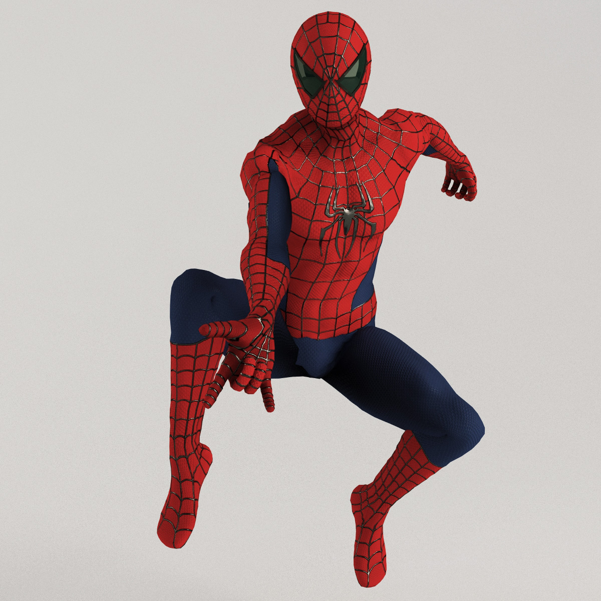 3ds max spiderman rigged
