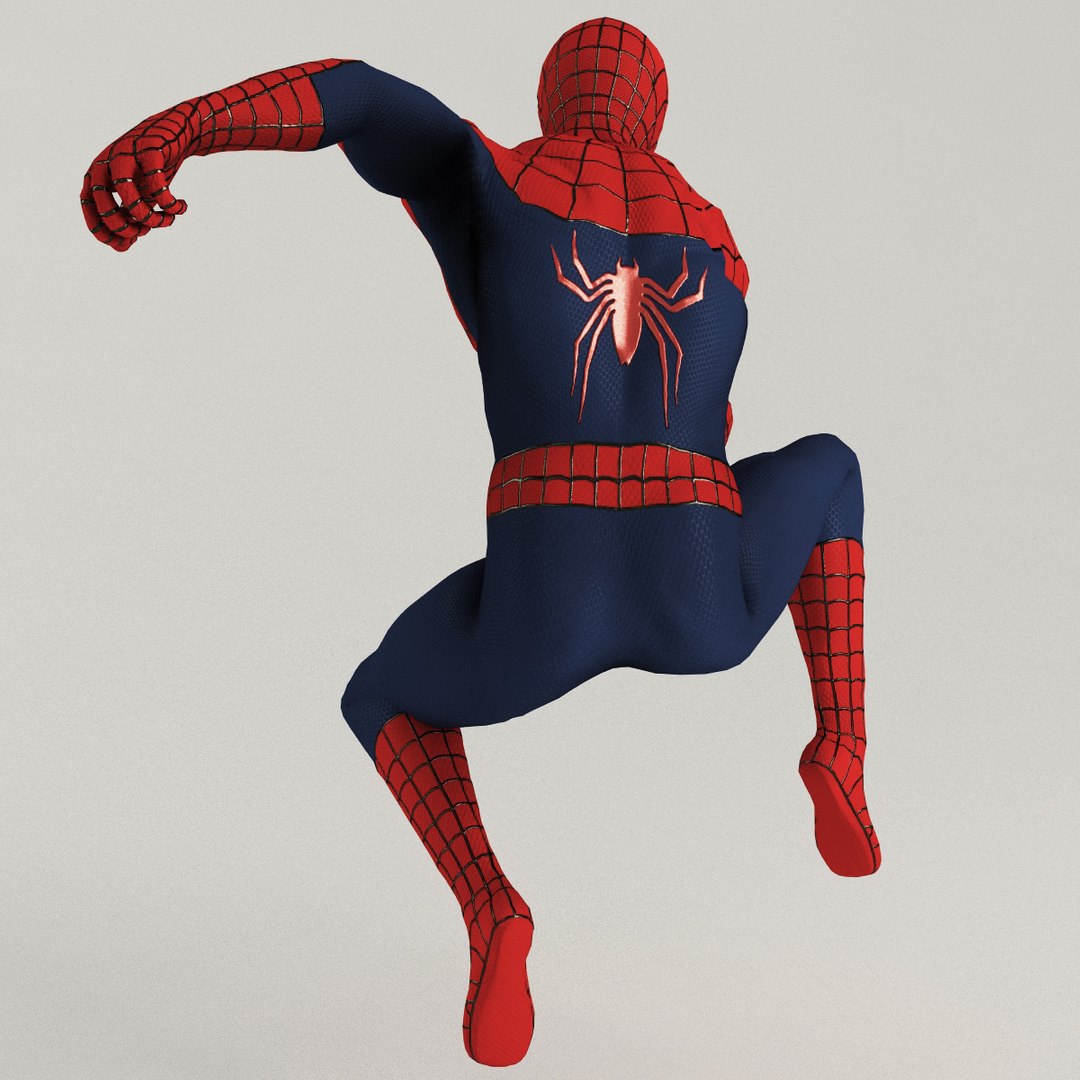 3ds max spiderman rigged