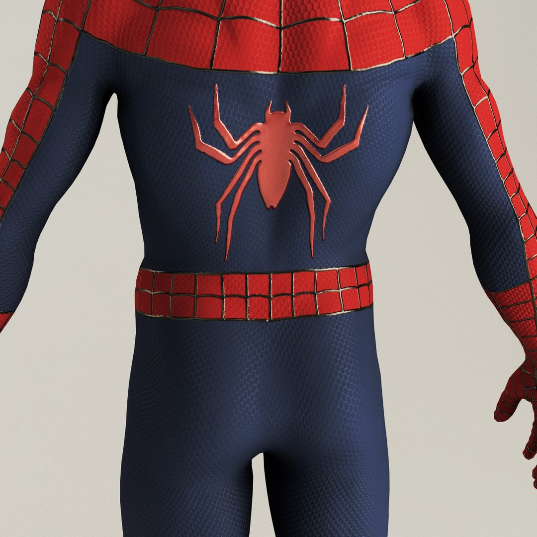 3ds max spiderman rigged