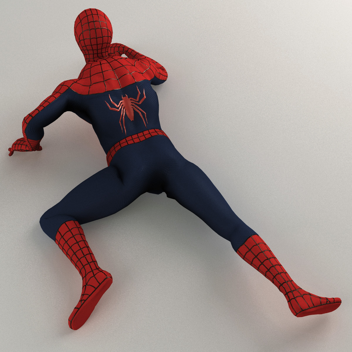 3ds max spiderman rigged