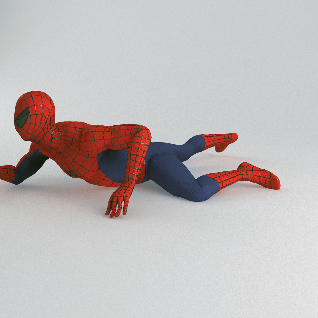 3ds max spiderman rigged