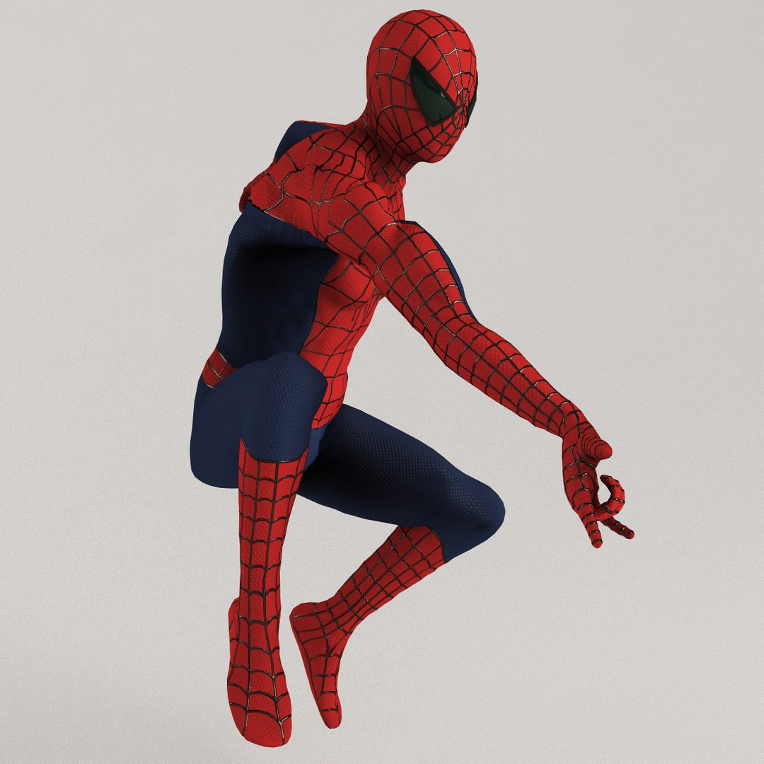 3ds max spiderman rigged