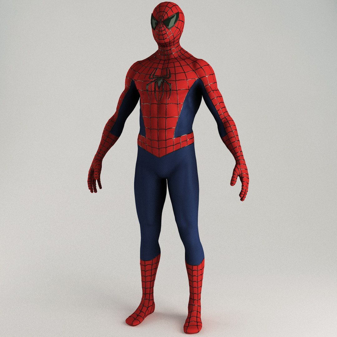 3ds max spiderman rigged