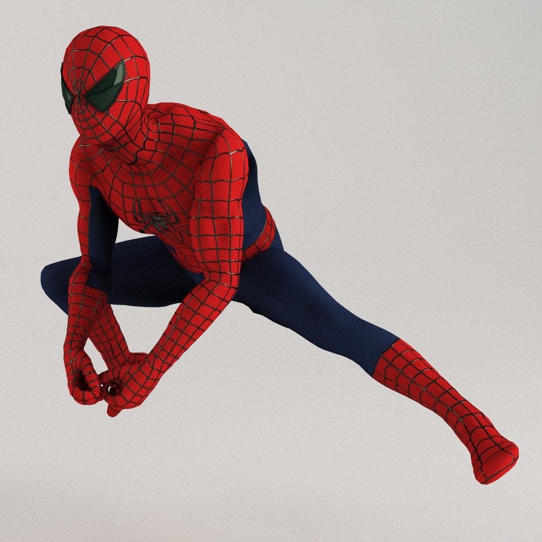 3ds max spiderman rigged