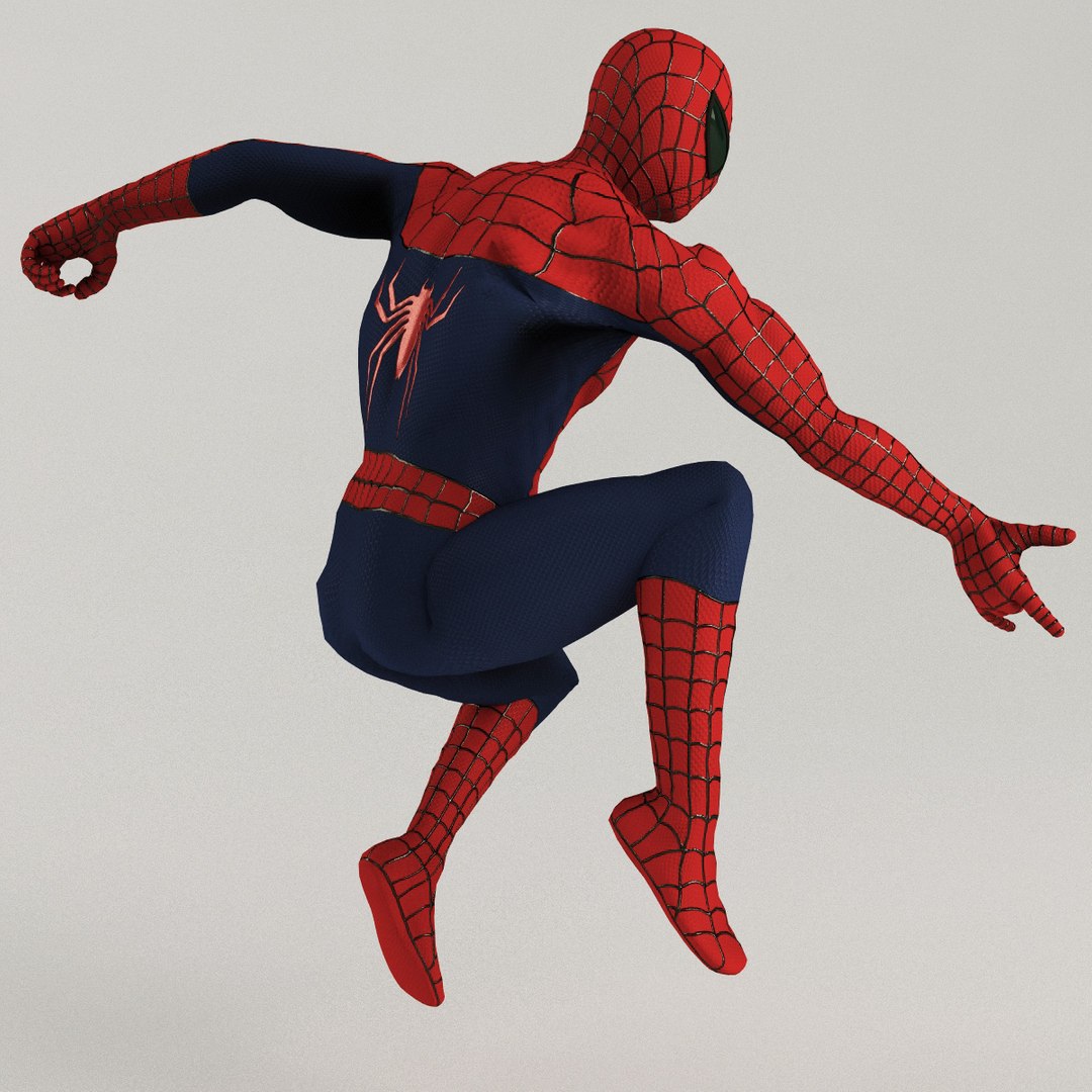 3ds max spiderman rigged