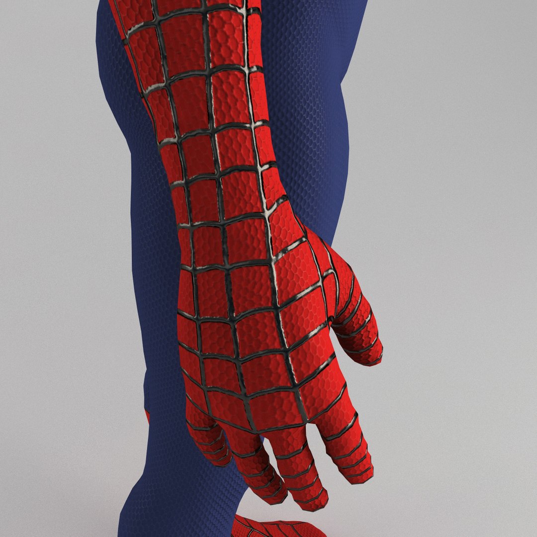 3ds max spiderman rigged