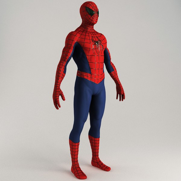3ds max spiderman rigged